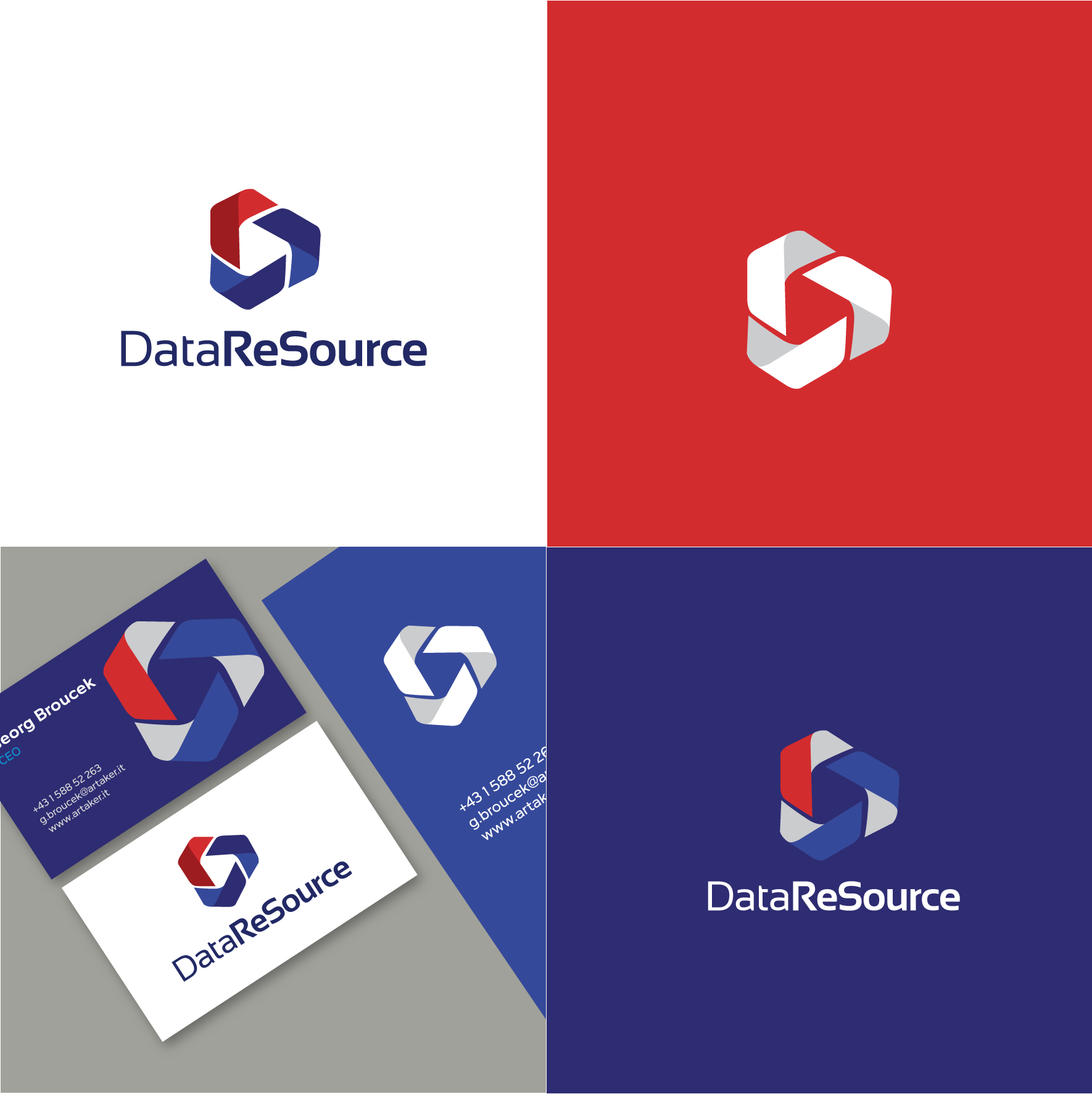 Award winning logo for Data ReSource by Subha Islam at Coroflot.com