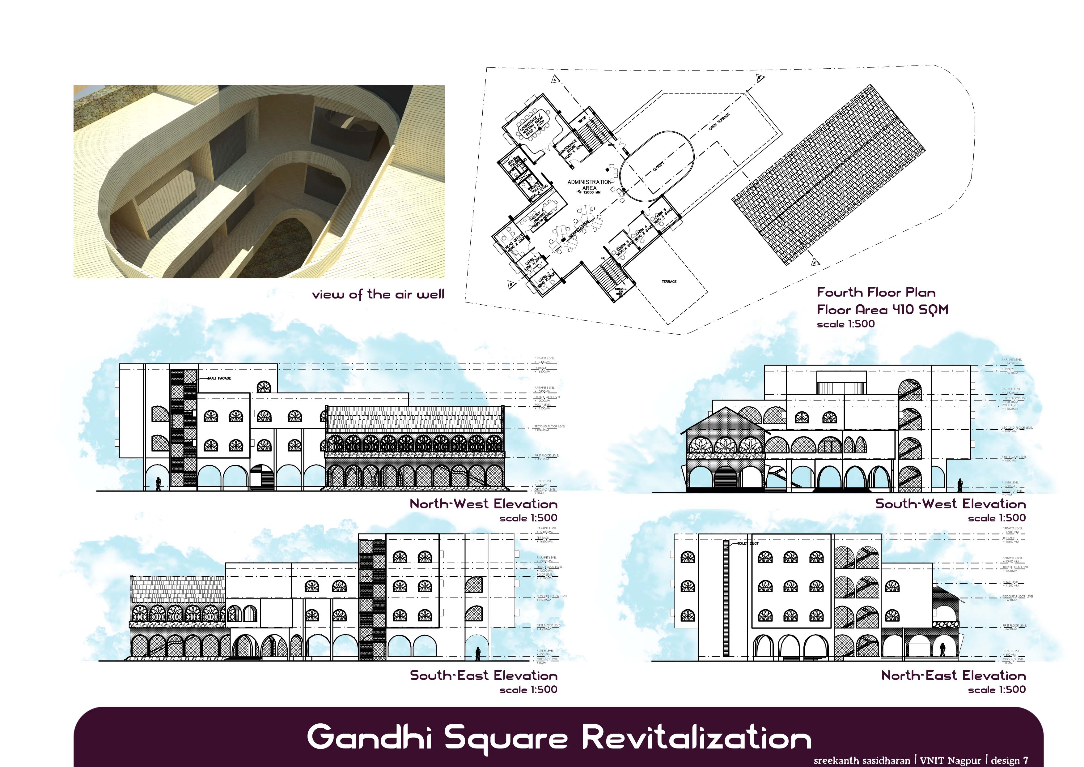 Revitalization of Gandhi Chowk by Sreekanth Sasidharan at Coroflot.com
