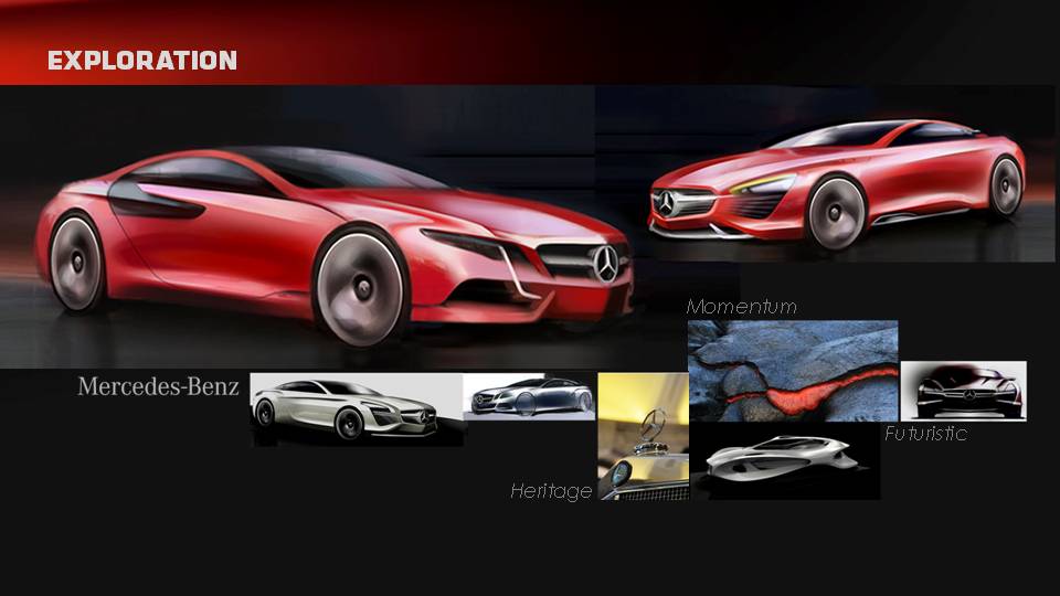 DESIGN STUDY of mercedes-benz sle amg by Ed Pan at Coroflot.com