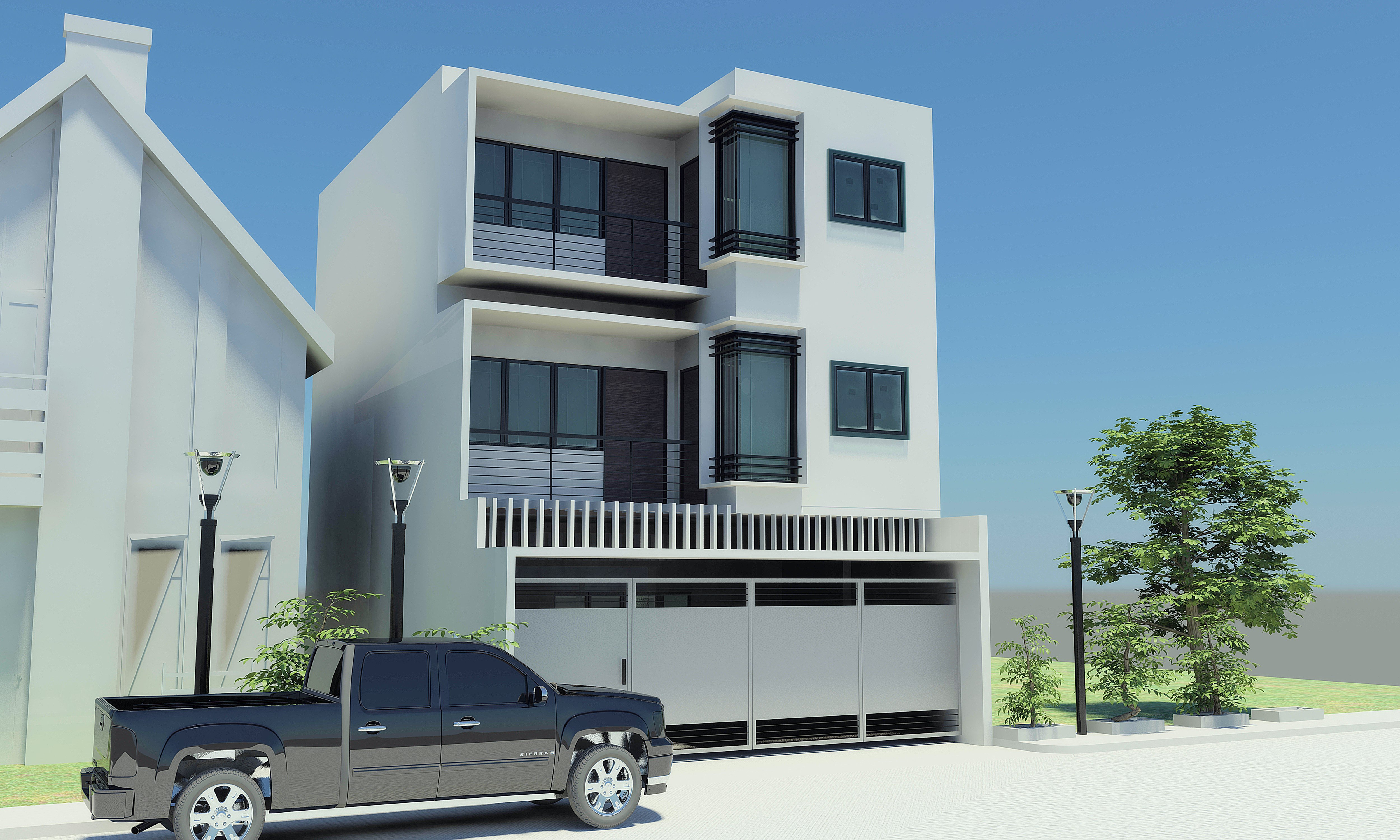 3 STOREY RESIDENTIAL by Jake Ocayo at Coroflot.com
