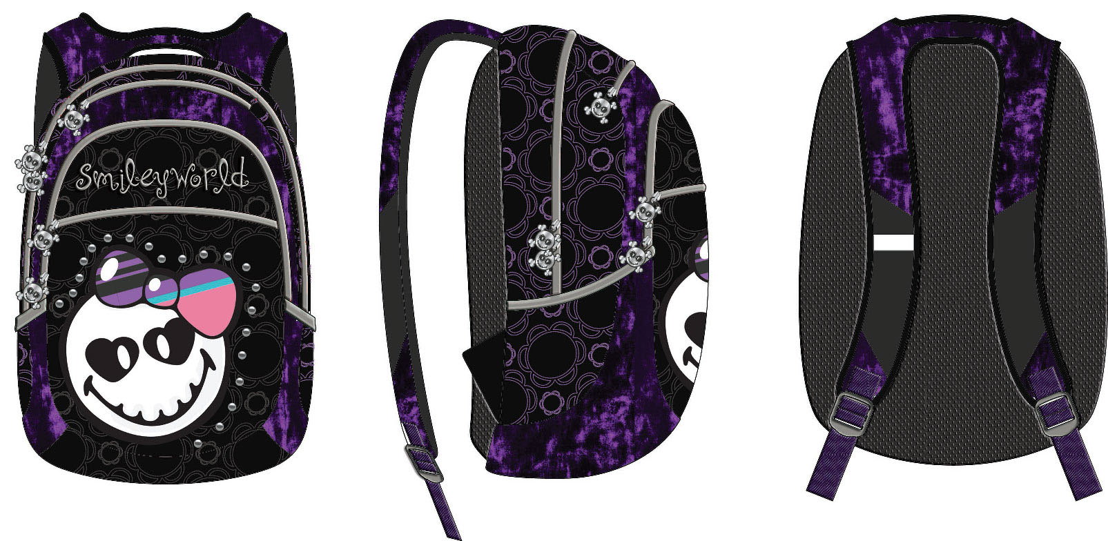 BAGS & BACKPACKS DESIGN SMILEY WORLD by Bruna Tasato at Coroflot.com