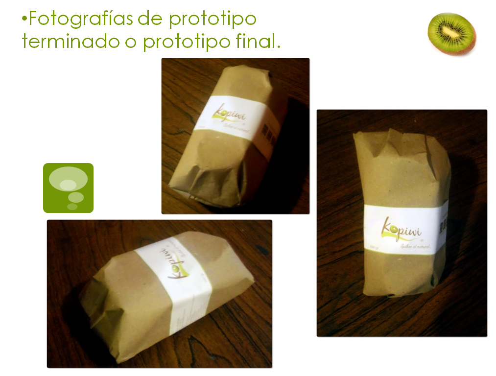 Prototipo de empaque ecológico para KIWI by Cecy Vázquez at Coroflot.com