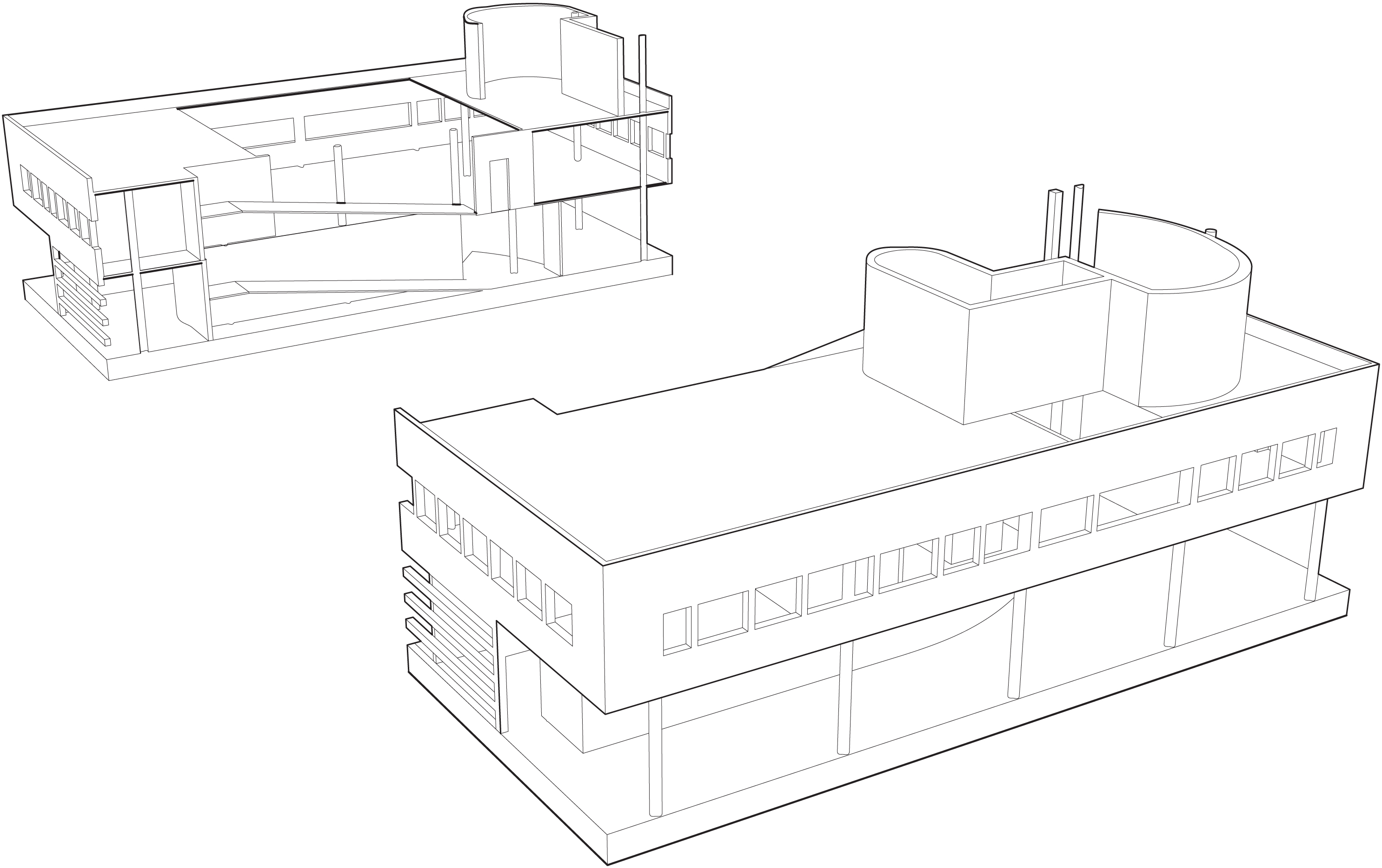 Architecture Villa Savoye Model by Isaiah Bullock at Coroflot.com