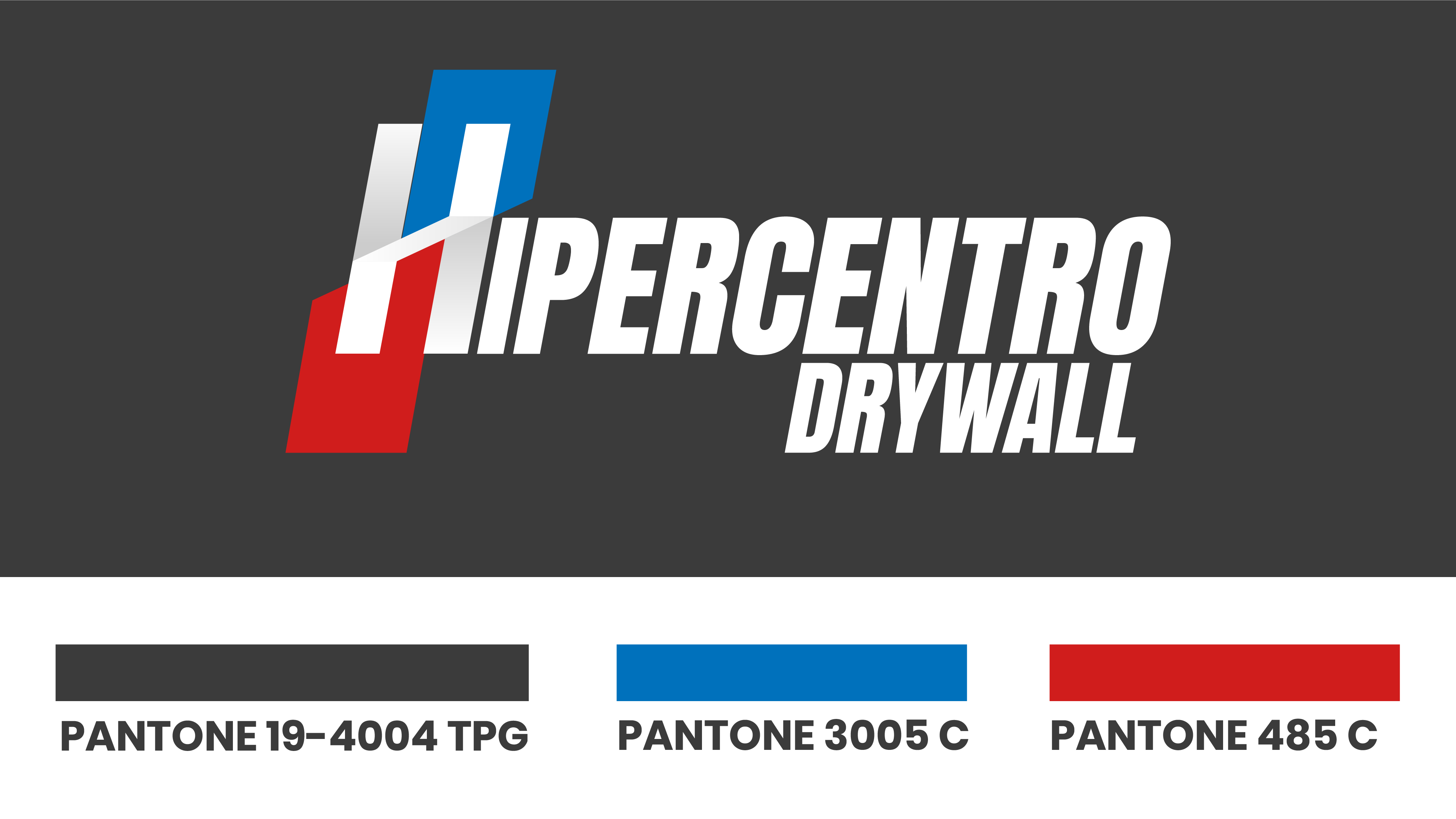 Logo and branding for HIPERCENTRO Drywall by Manuel Esteban Rivera at ...