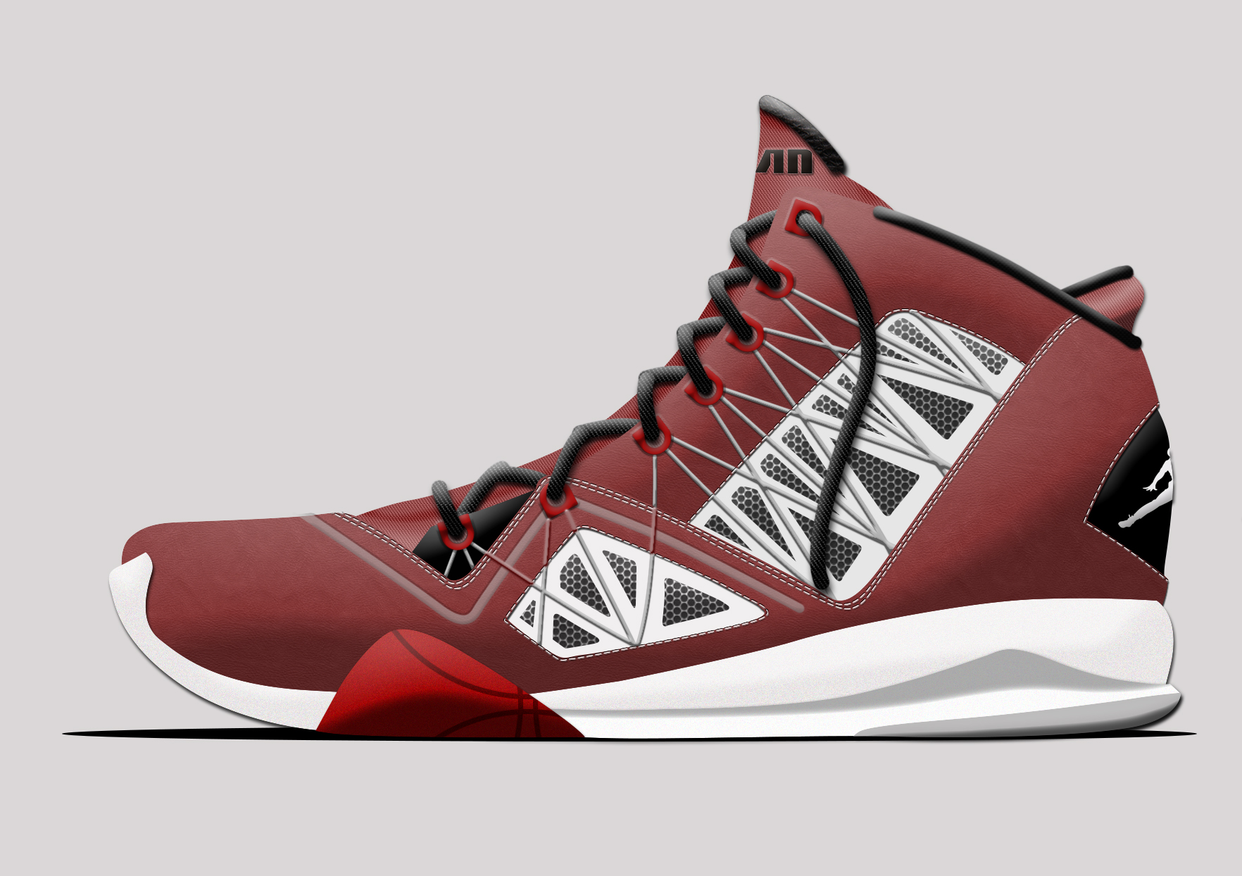 First try for sports shoes design by Yasen Ben Rhayem at Coroflot.com