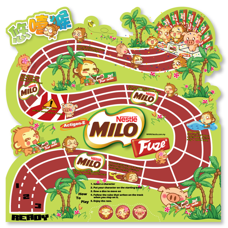 Milo board game design by Jason Tan Yee Chuan at Coroflot.com