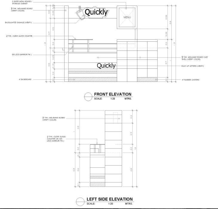 Food Stall Design by Anne Therese Maglunog-Villafuerte at Coroflot.com