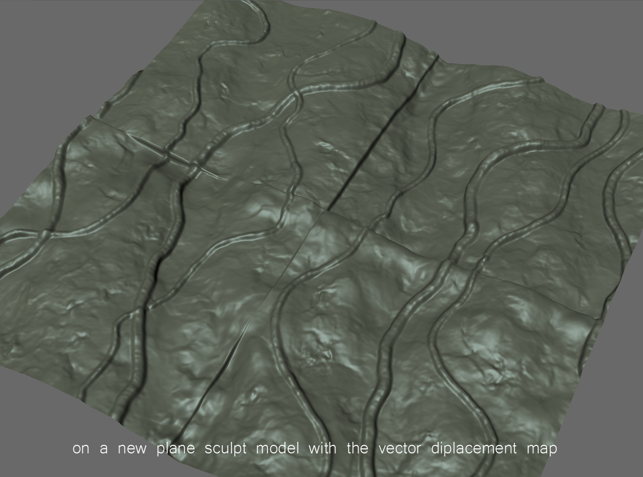 Mudbox tiling normal and displacement map tutorial by Dan Cook at Coroflot.com