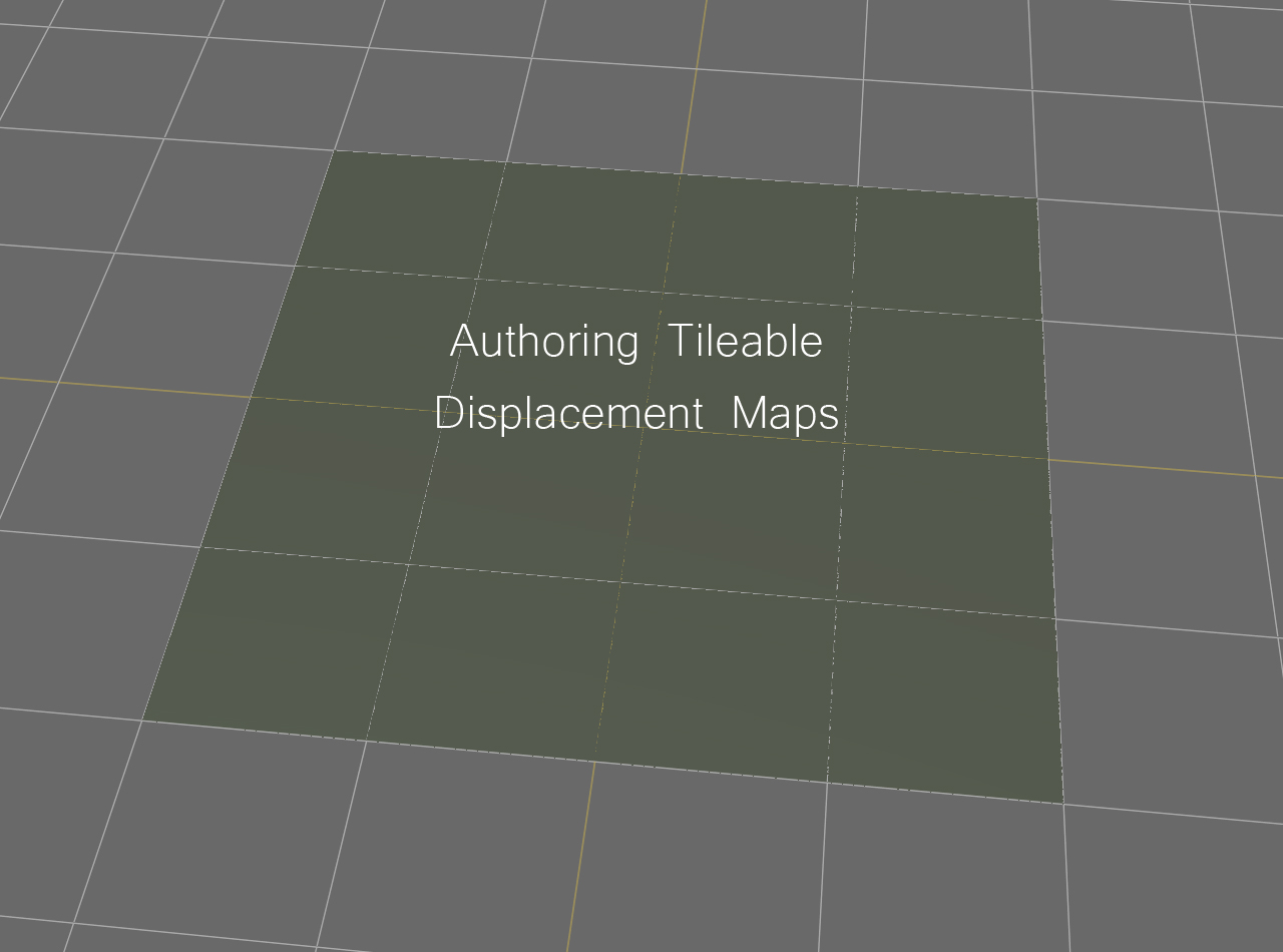 Mudbox tiling normal and displacement map tutorial by Dan Cook at Coroflot.com