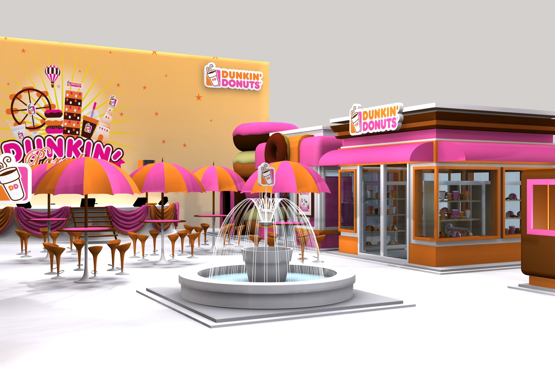 Dunkin' Donuts (Exhibition Design) by KeVin Kong at Coroflot.com