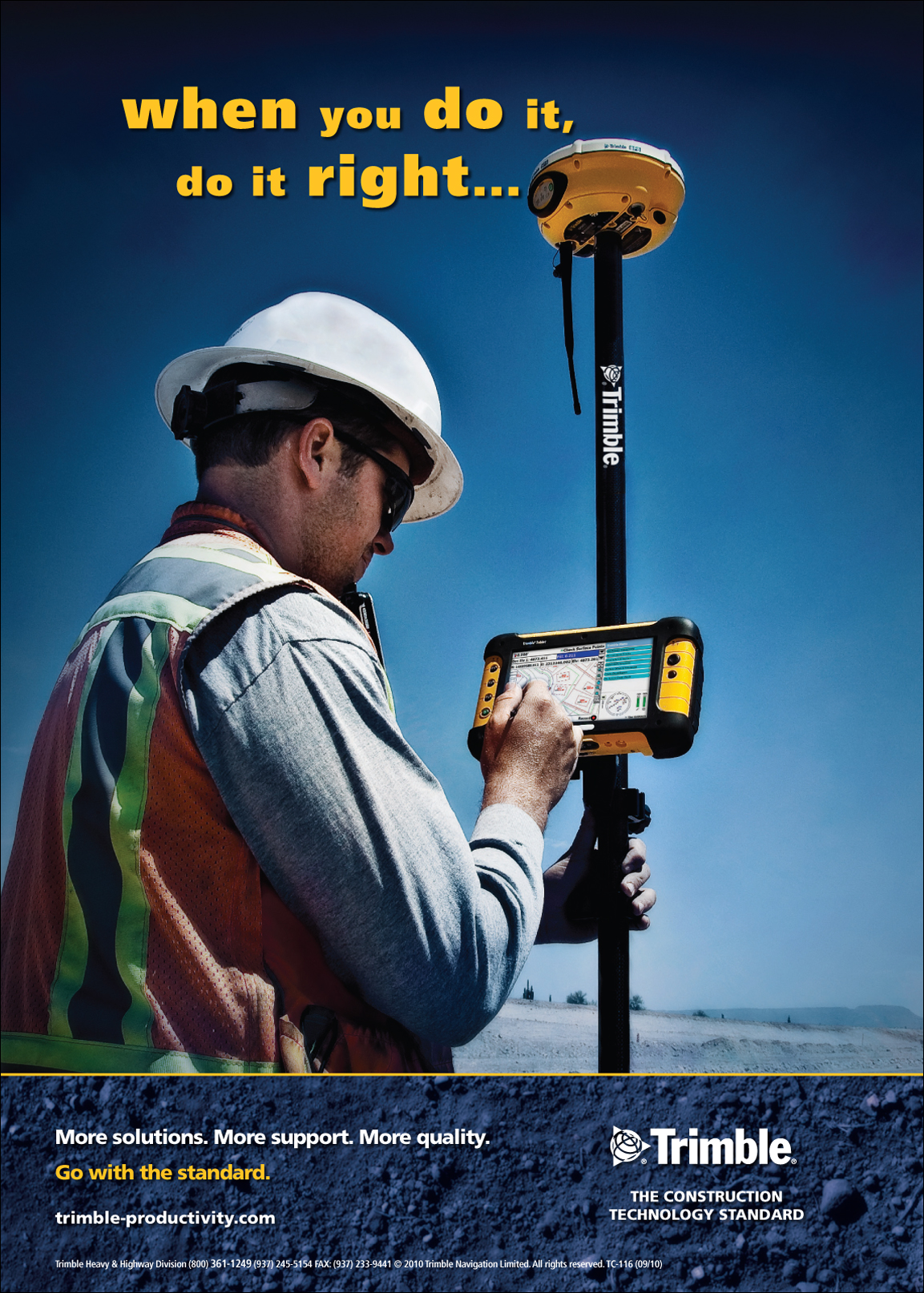 Trimble Ad Campaign by Shawn Kirkpatrick at Coroflot.com
