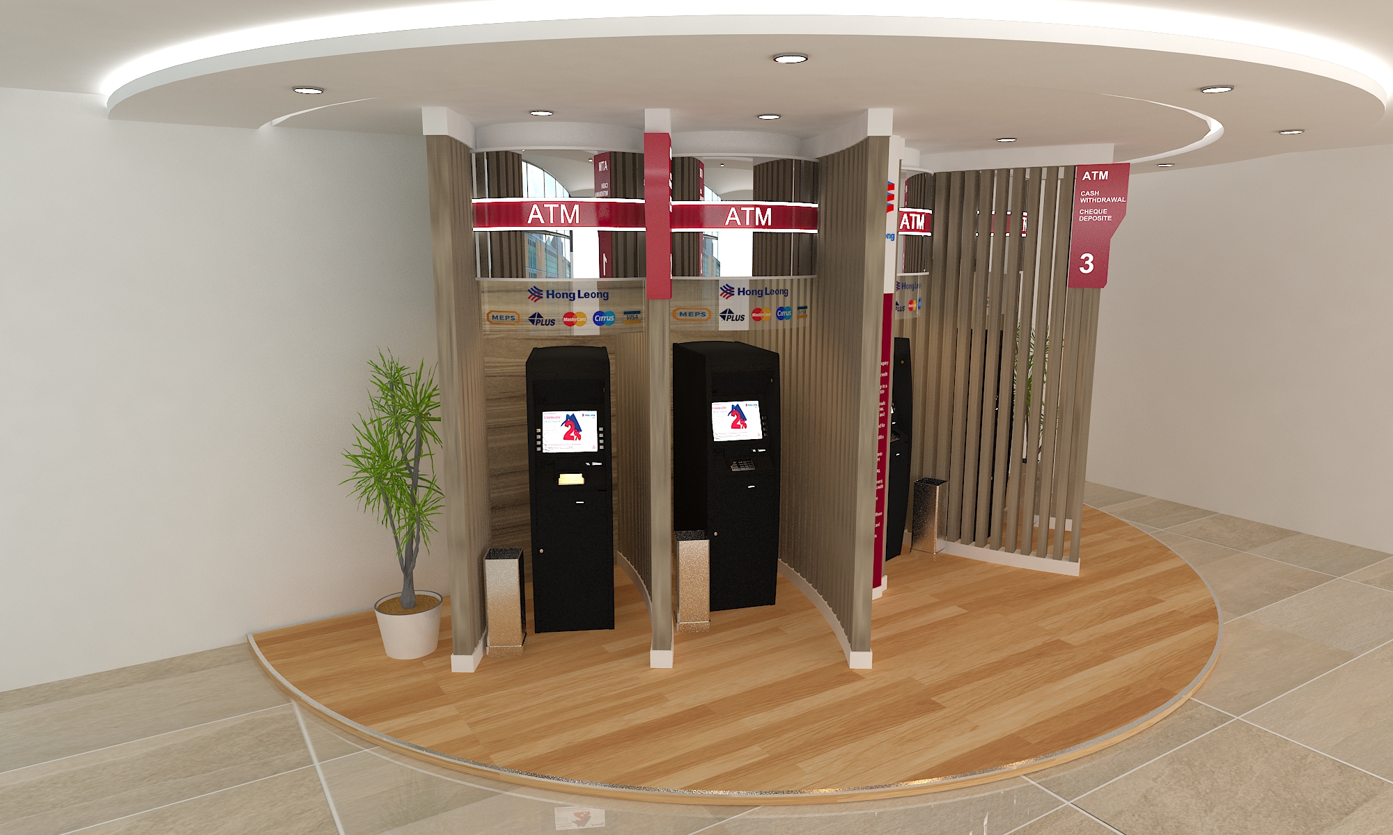 HONG LEONG ATM CONCEPT AREA MALAYSIA by Firdaus Nawawi at Coroflot.com