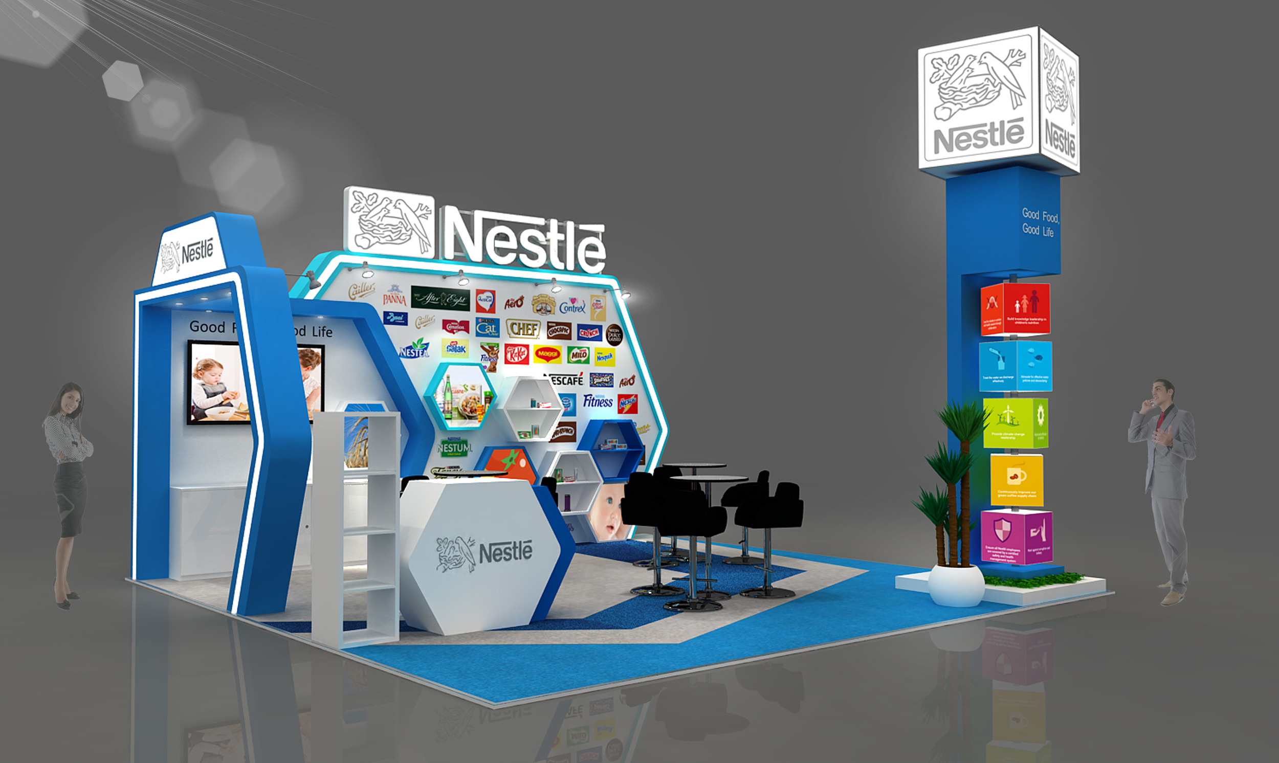 Product concept booth by Firdaus Nawawi at Coroflot.com