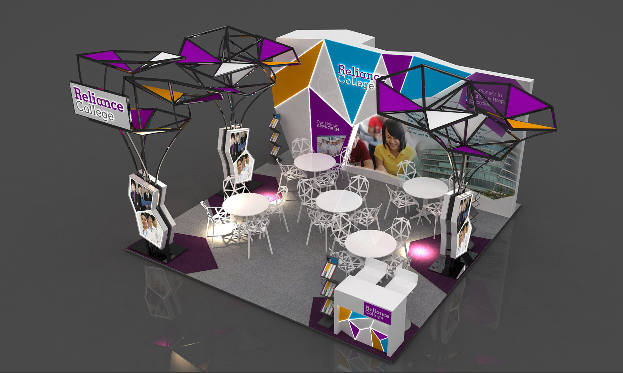 RELIANCE COLLEGE BOOTH EXHIBITION by Firdaus Nawawi at Coroflot.com