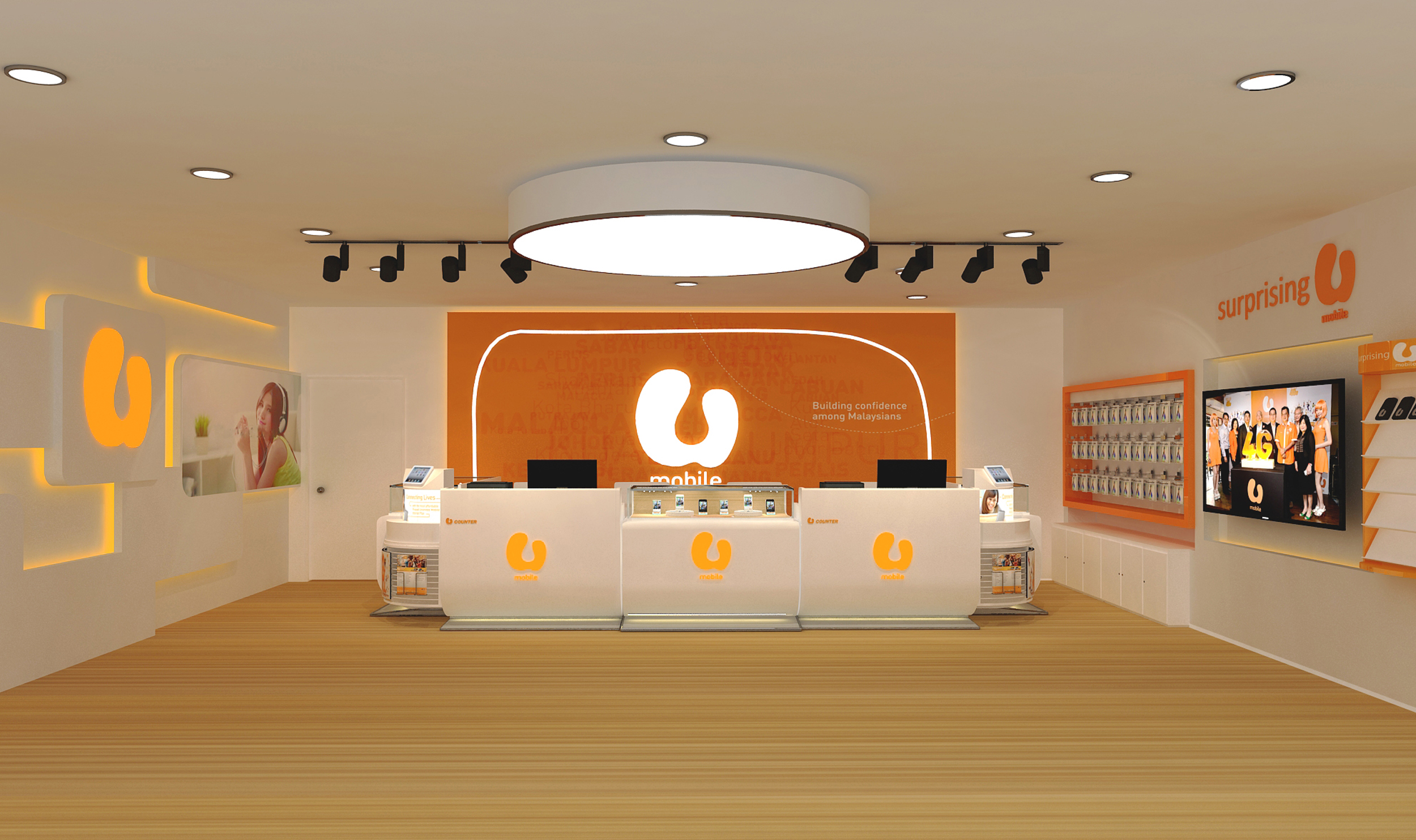 Umobile Telco re-brands furniture and concept store by Firdaus Nawawi ...