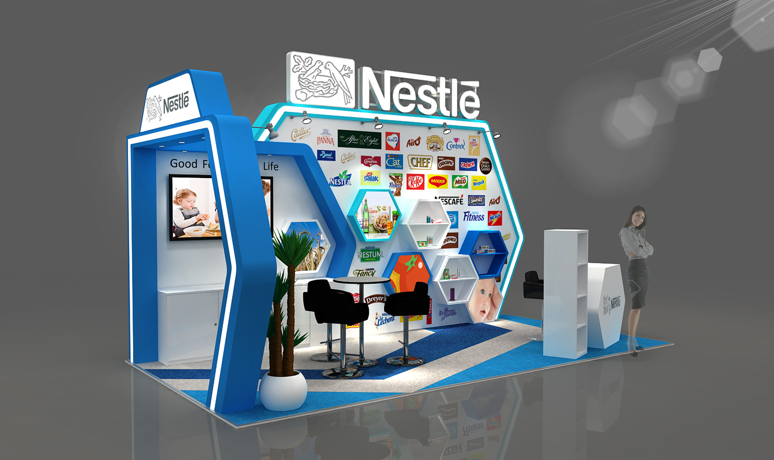 Product concept booth by Firdaus Nawawi at Coroflot.com
