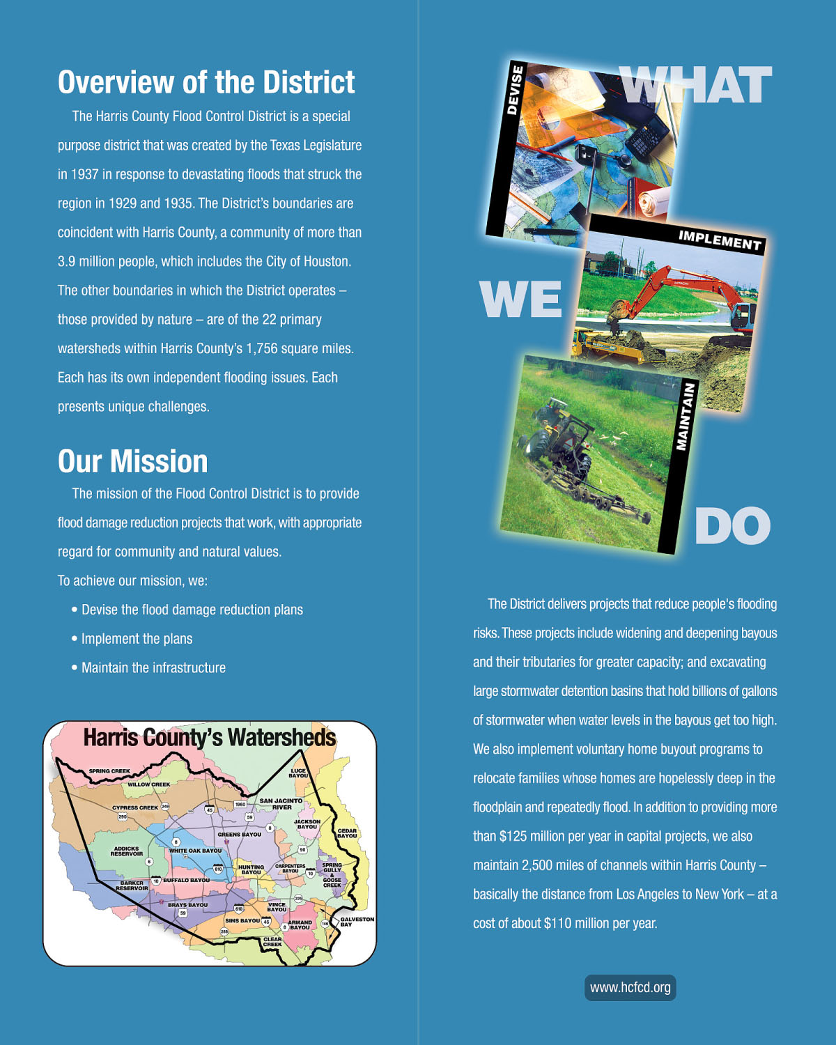 Flood Control District - Overview Brochure by Todd Thompson at Coroflot.com