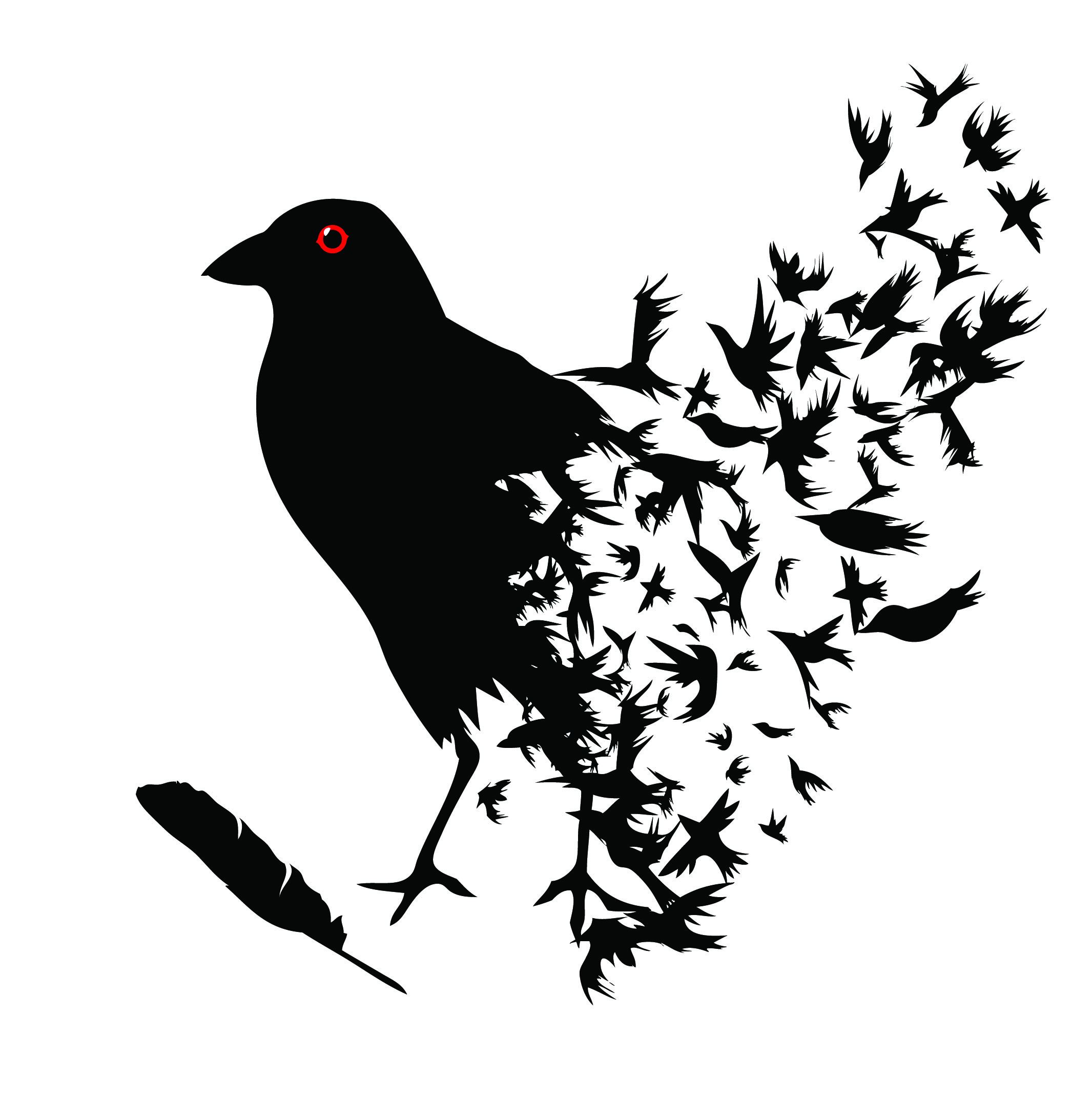 murder of crows shirt by Steven Dorgan at Coroflot.com