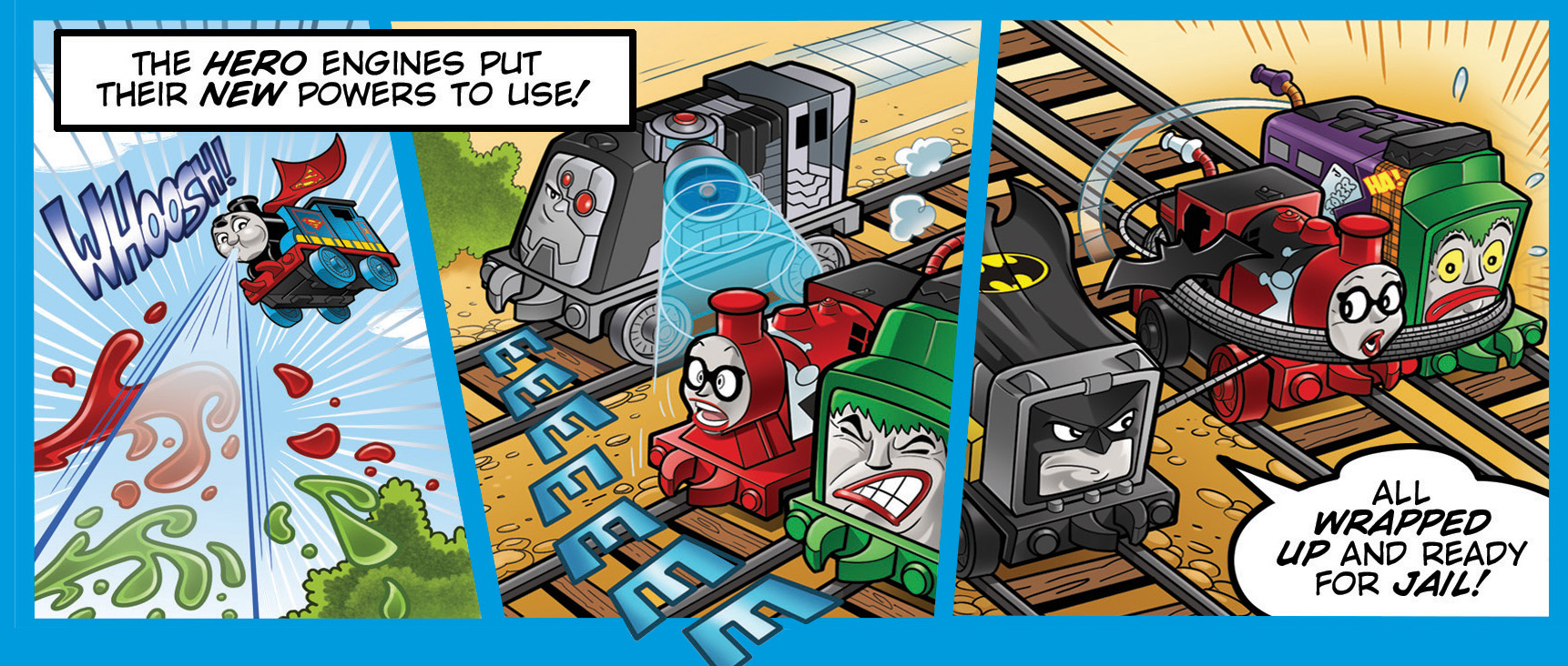 Thomas & Friends/DC Comics Minis Packaging by Tom McWeeney at Coroflot.com