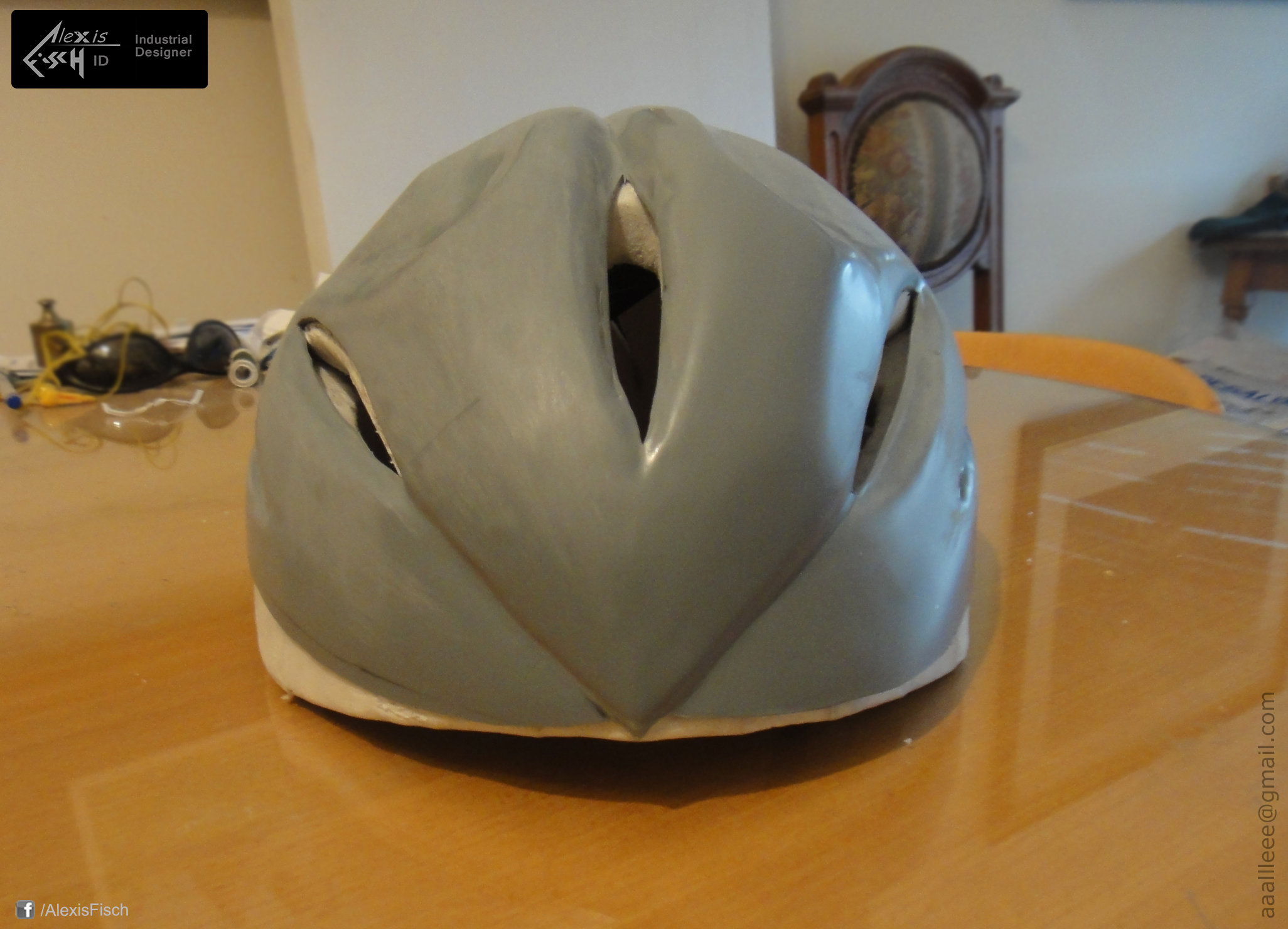 Helmet - (manufactured entirely by hand) - ID 2 by Alexis Fisch at ...
