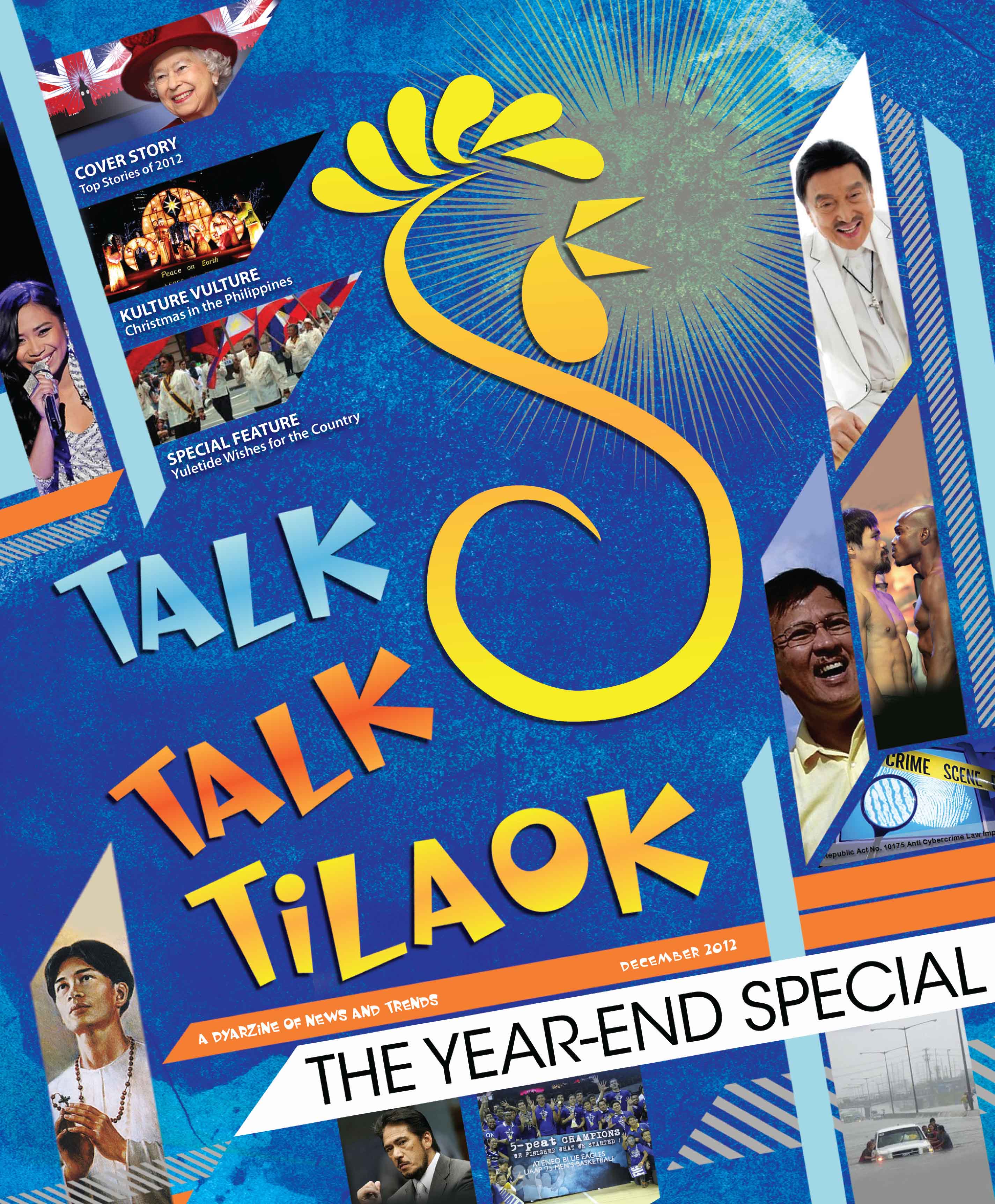 Talk talk Tilaok Magazine Covers by Nerissa Jalique at Coroflot.com