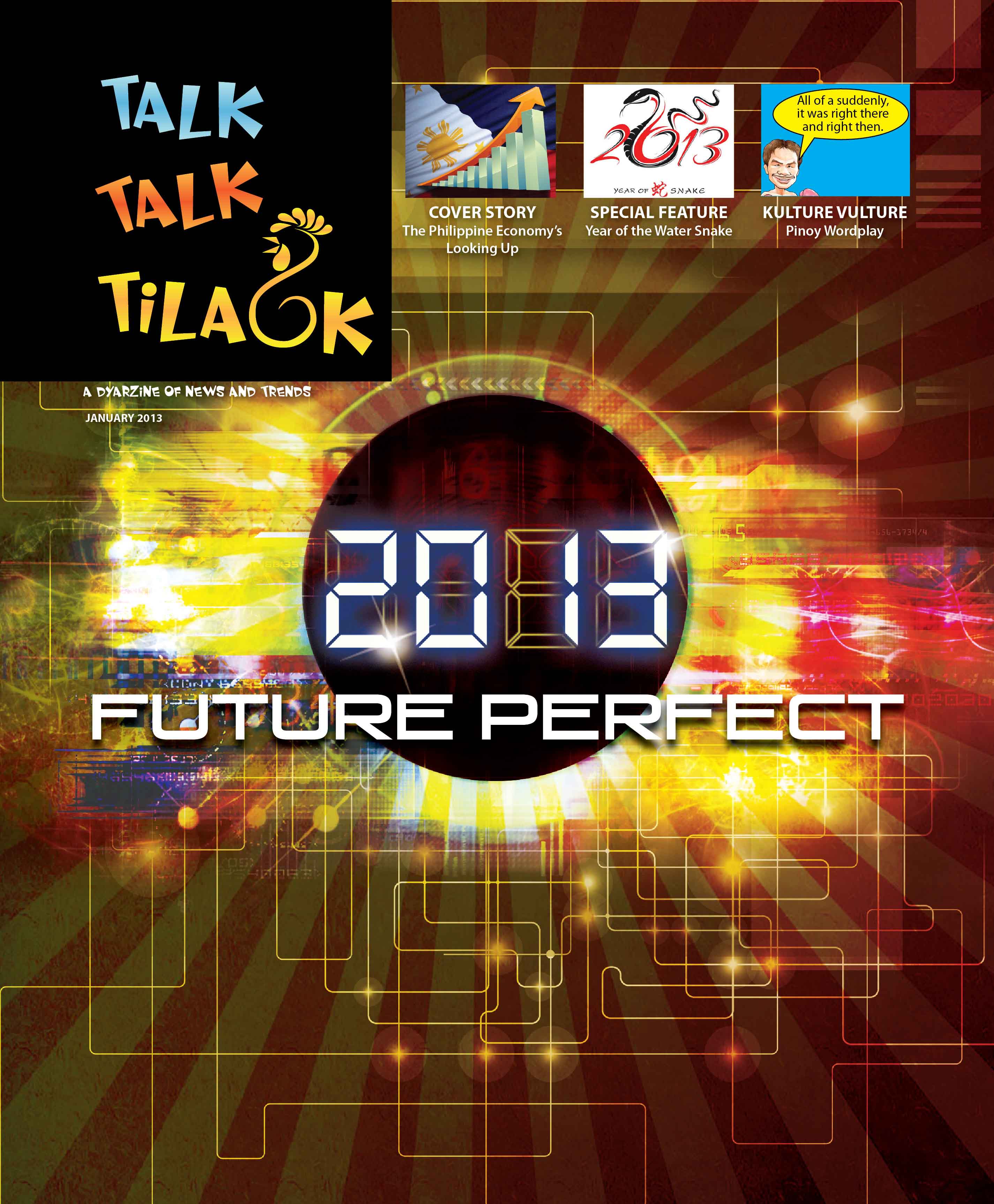 Talk talk Tilaok Magazine Covers by Nerissa Jalique at Coroflot.com