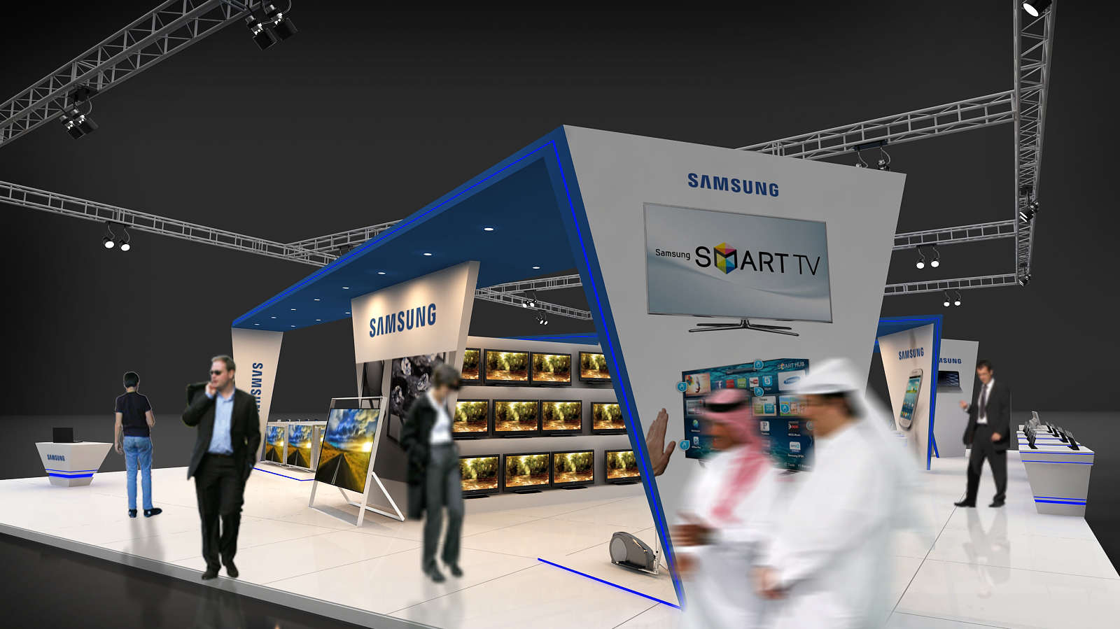 Samsung Exhibiion Stand-Design Proposal 2013 by Theosign Design at ...