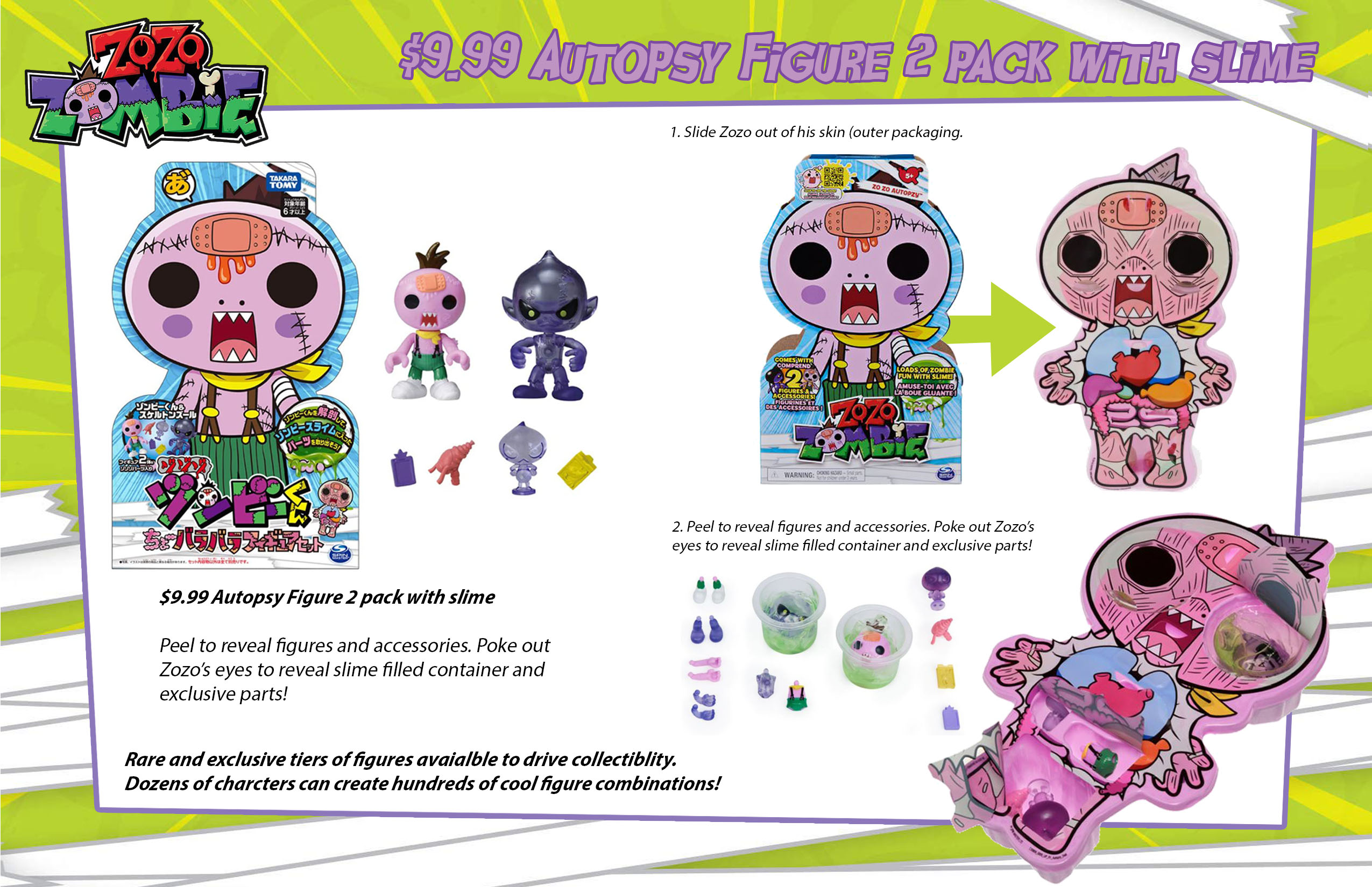 Zozo Zombie Collectibles by Spin Master by Mondo Roque at Coroflot.com