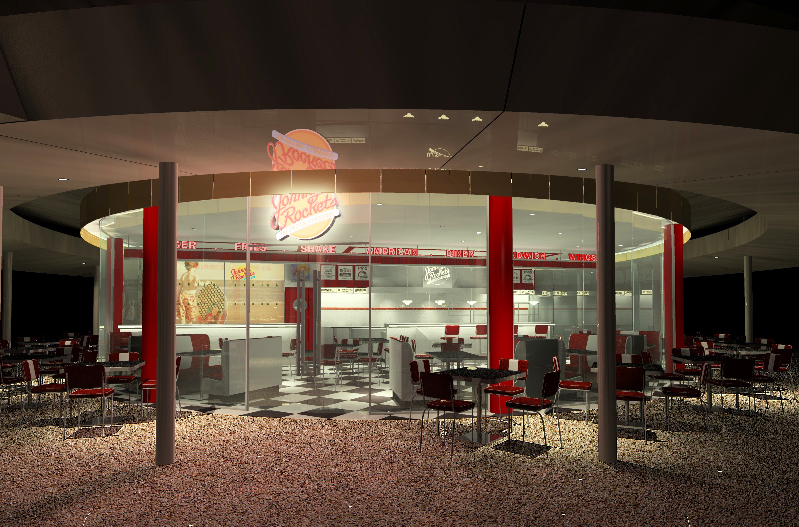 Johnny Rockets @ IOI city mall by Jayden sia at Coroflot.com