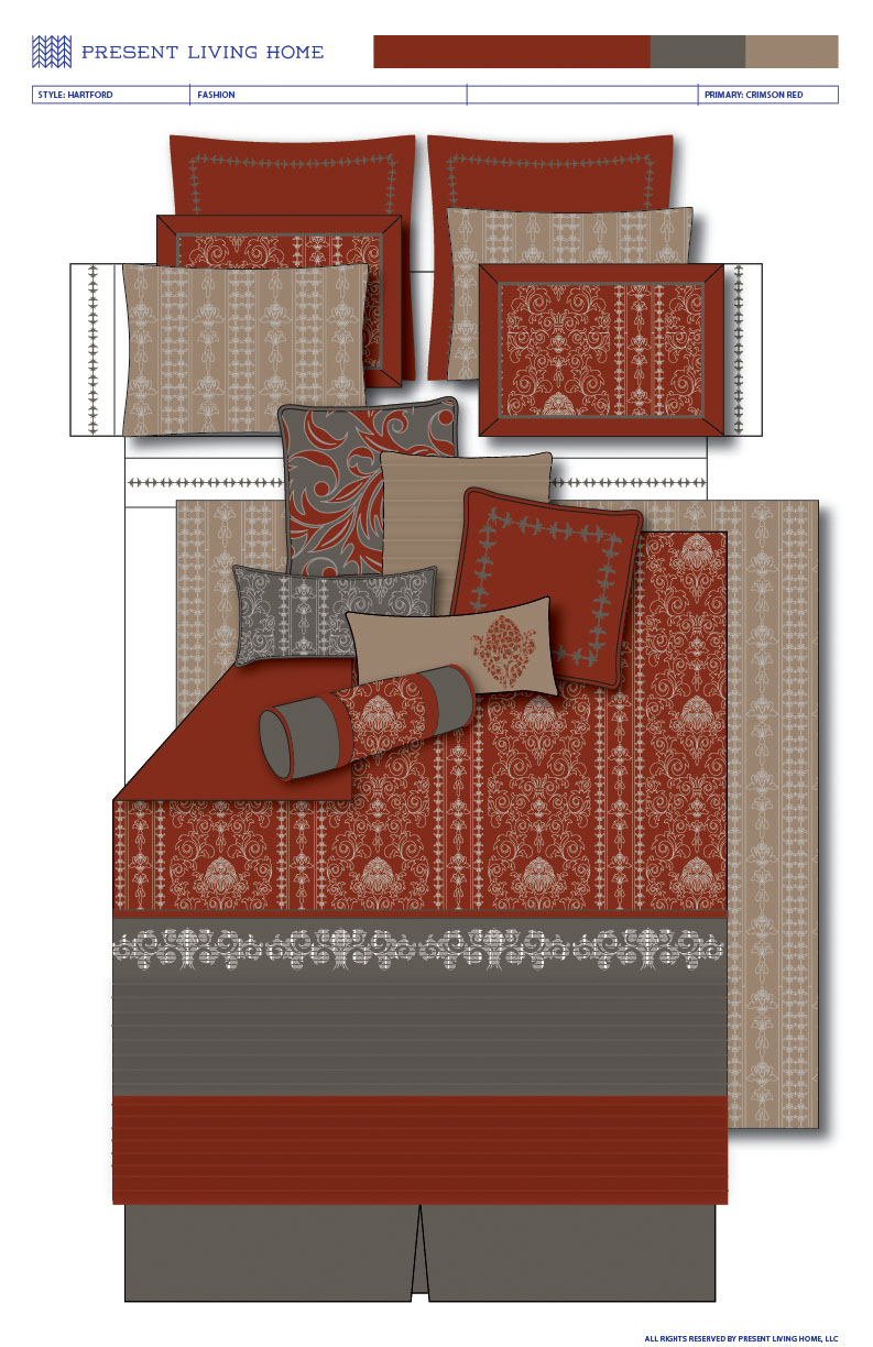 Bedmap Renderings by Amy Present at Coroflot.com