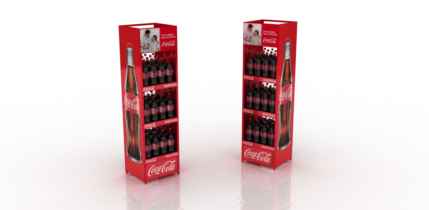 COCA COLA 3X3 & 4X4 DISPLAY by Edison Sanchez at Coroflot.com