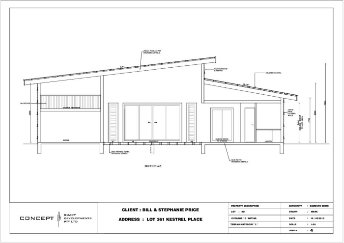 One-Storey House in Western Australia complete set of ...