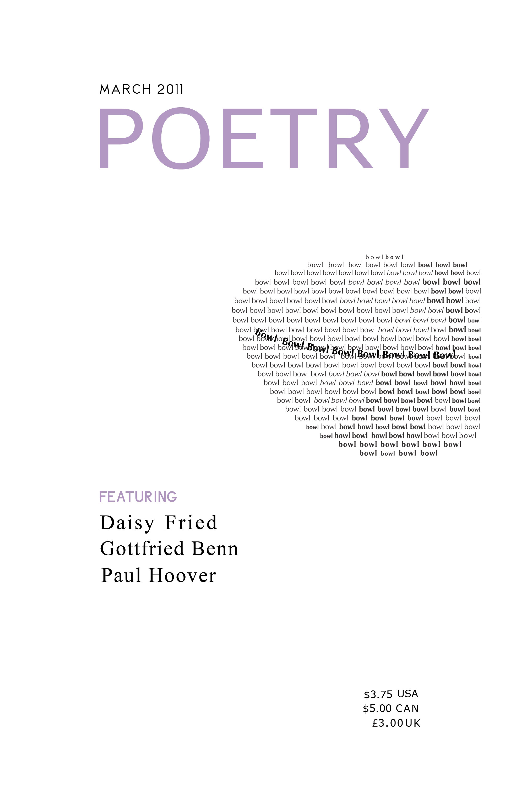 Poetry Magazine Covers by Elizabeth Hart at Coroflot.com