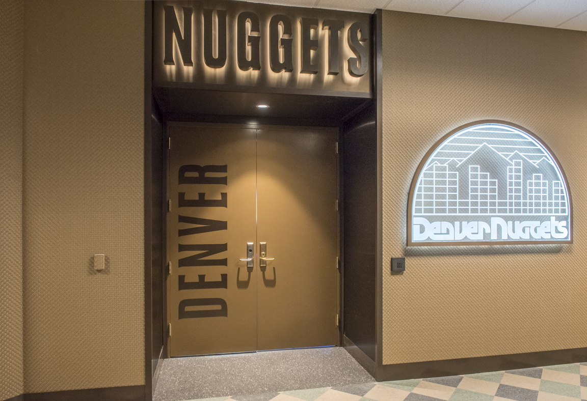 Denver Nuggets Locker Room by Jessica Irons at Coroflot.com