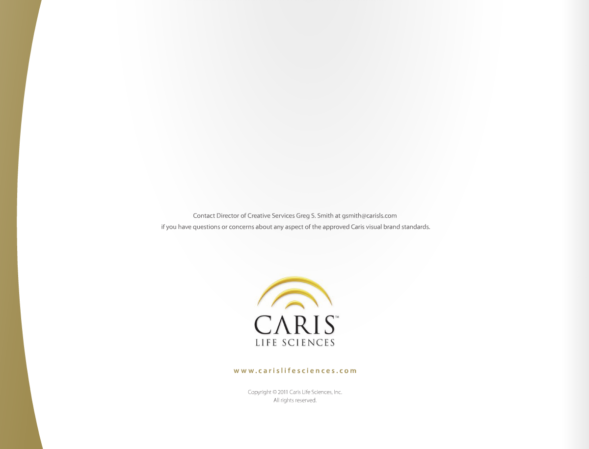 Caris Life Sciences Brand Standards Guide by Ben Grant at Coroflot.com