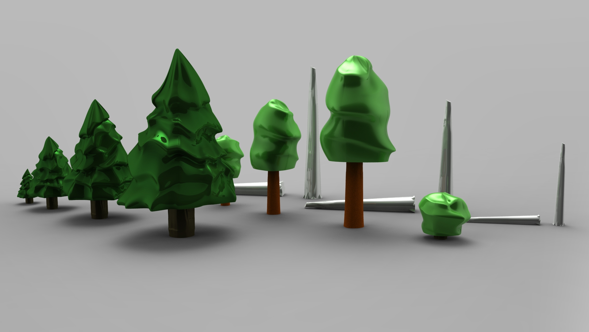 3D Printed Forest by Andy Romero at Coroflot.com