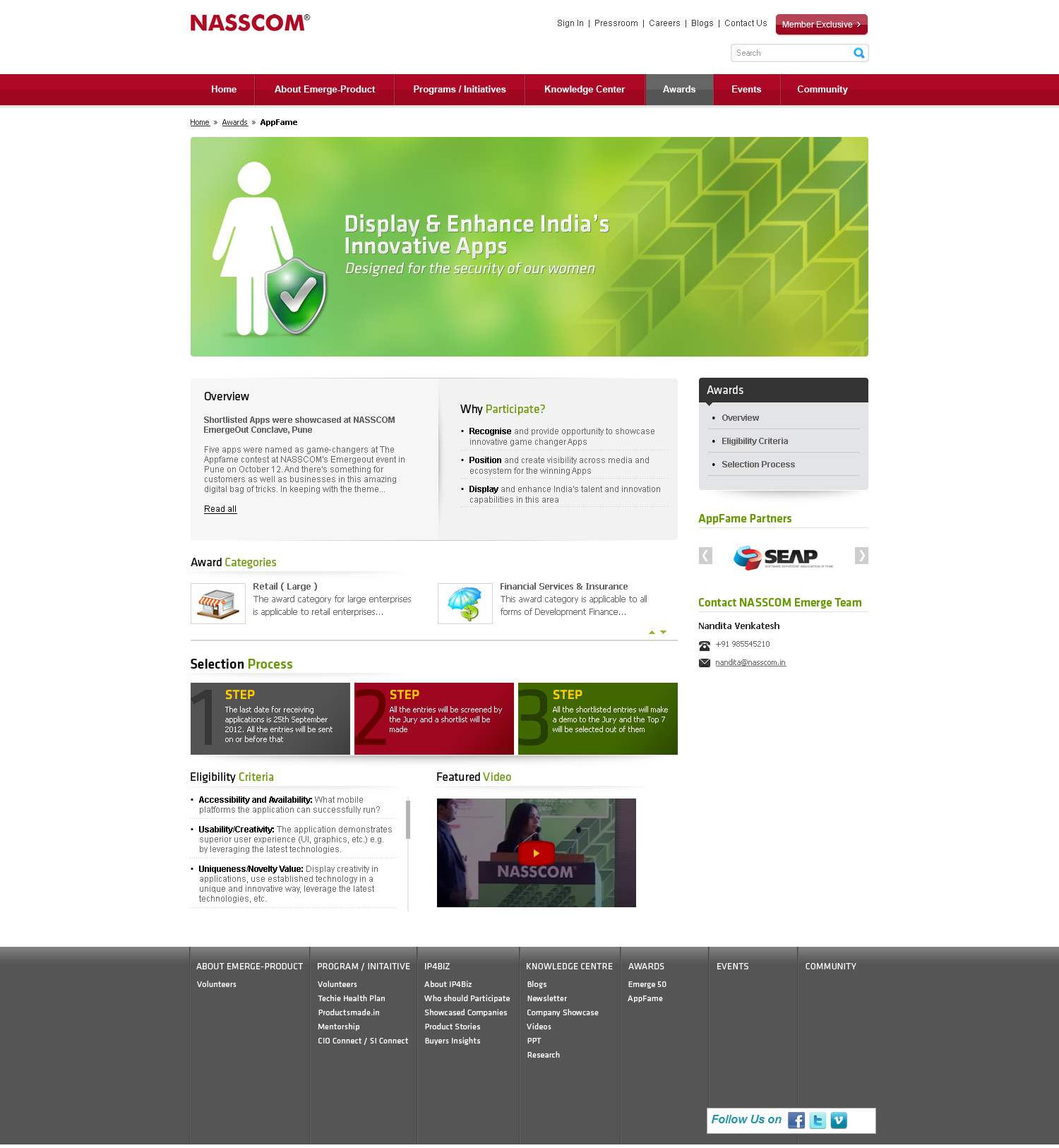 NASSCOM - Layouts by Sumit Kumar at Coroflot.com