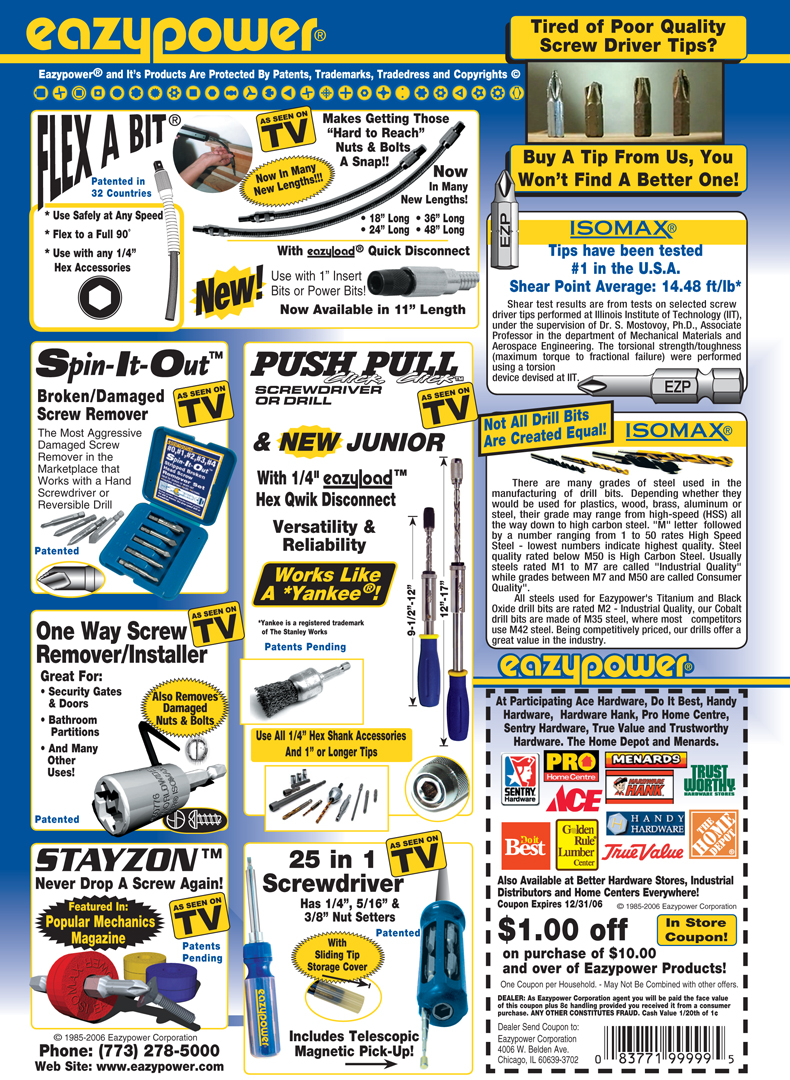 Popular Mechanics And other Eazypower Ads by cheryl koby at Coroflot.com
