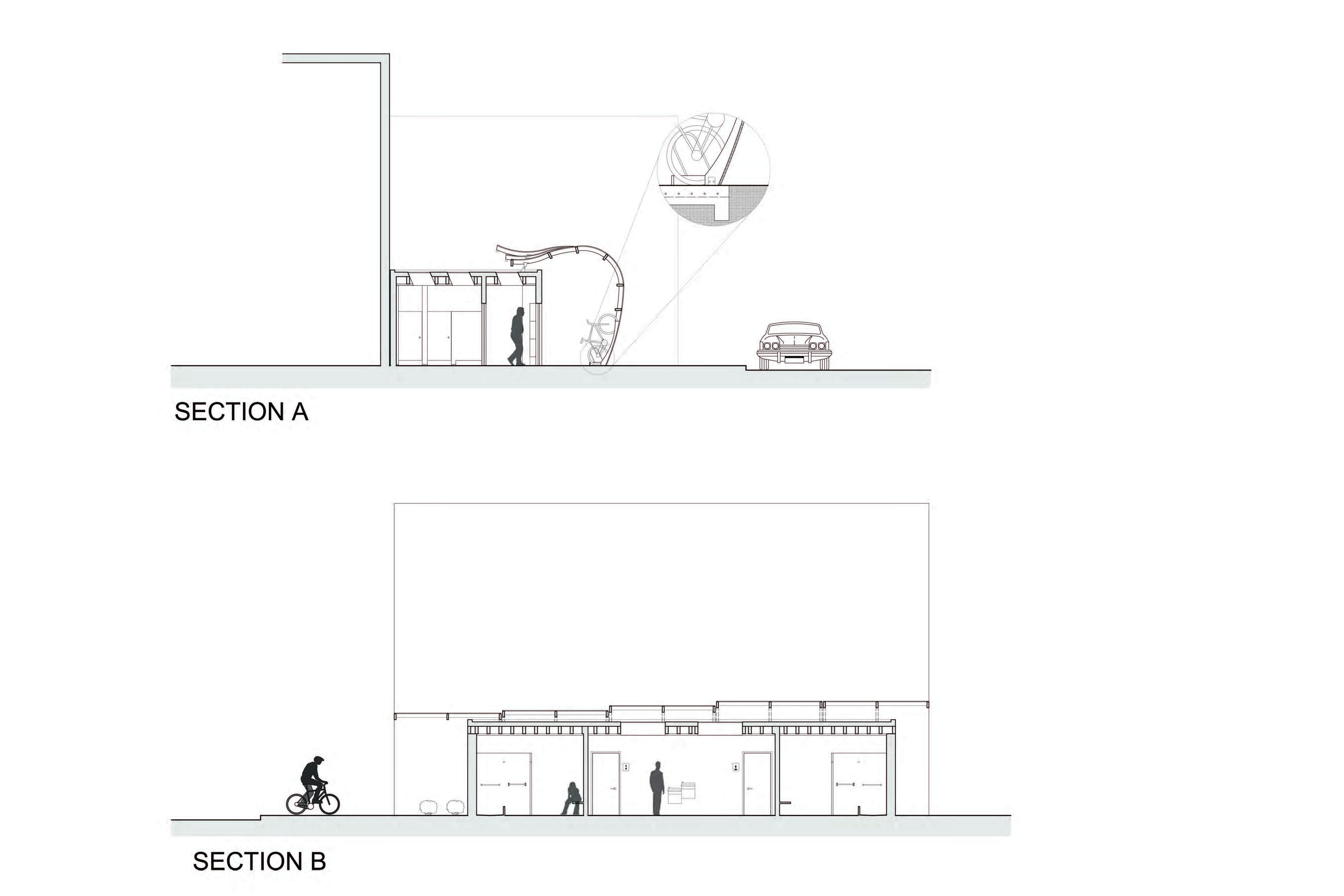 Bike Storage Pavilion by Elizabeth Webb at Coroflot.com