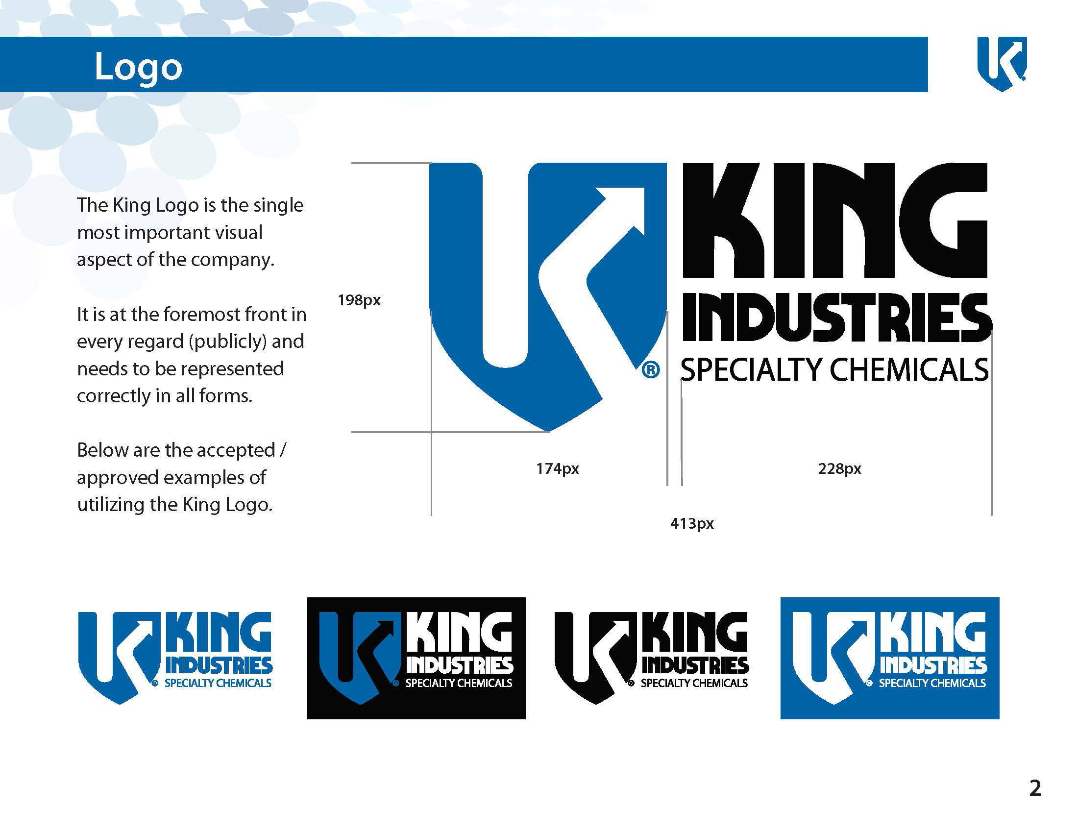King Industries Brand Guide by Christopher Soltis at Coroflot.com