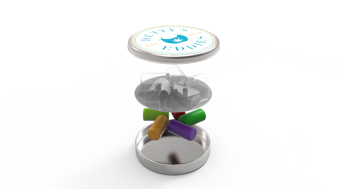 Cannabis Candy Packaging Design by Peter Ragonetti at Coroflot.com