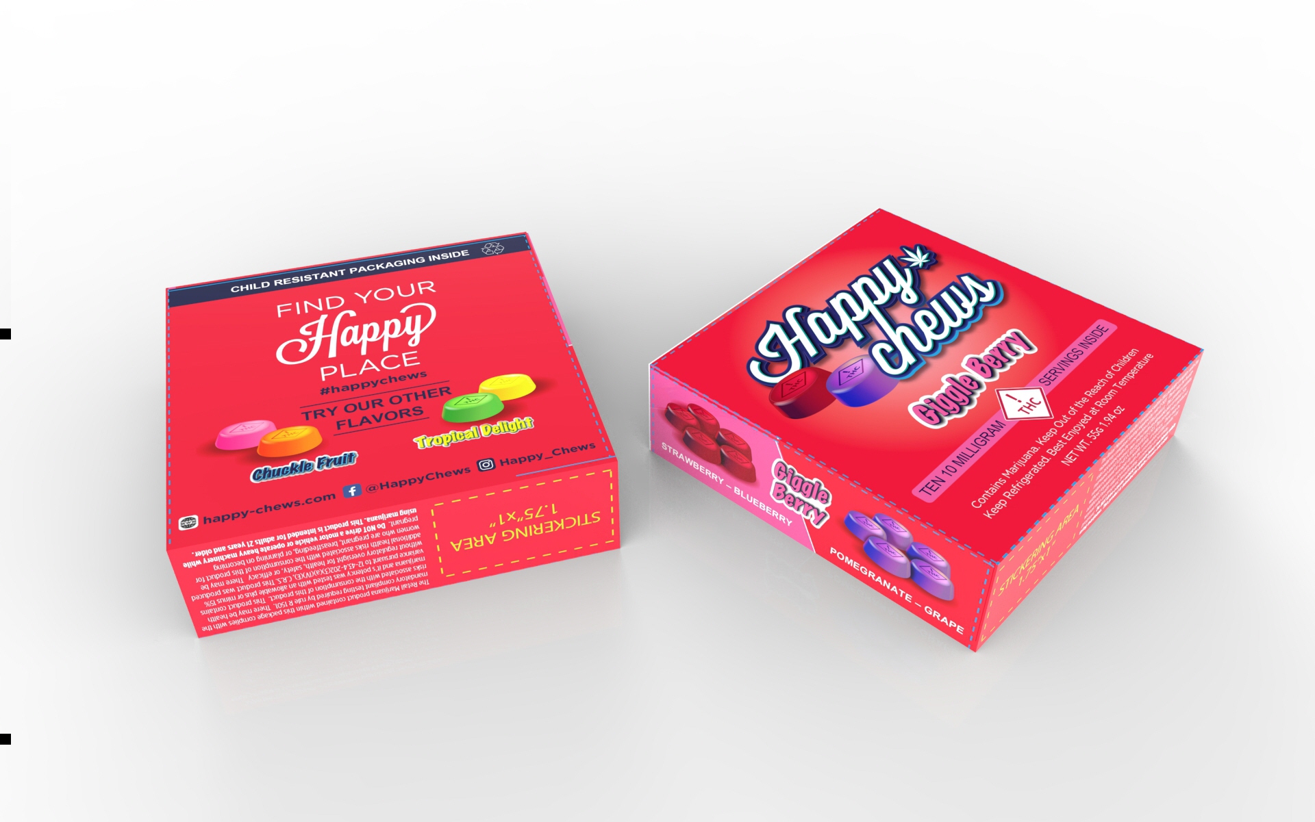 Happy Chews Packaing by Peter Ragonetti at Coroflot.com