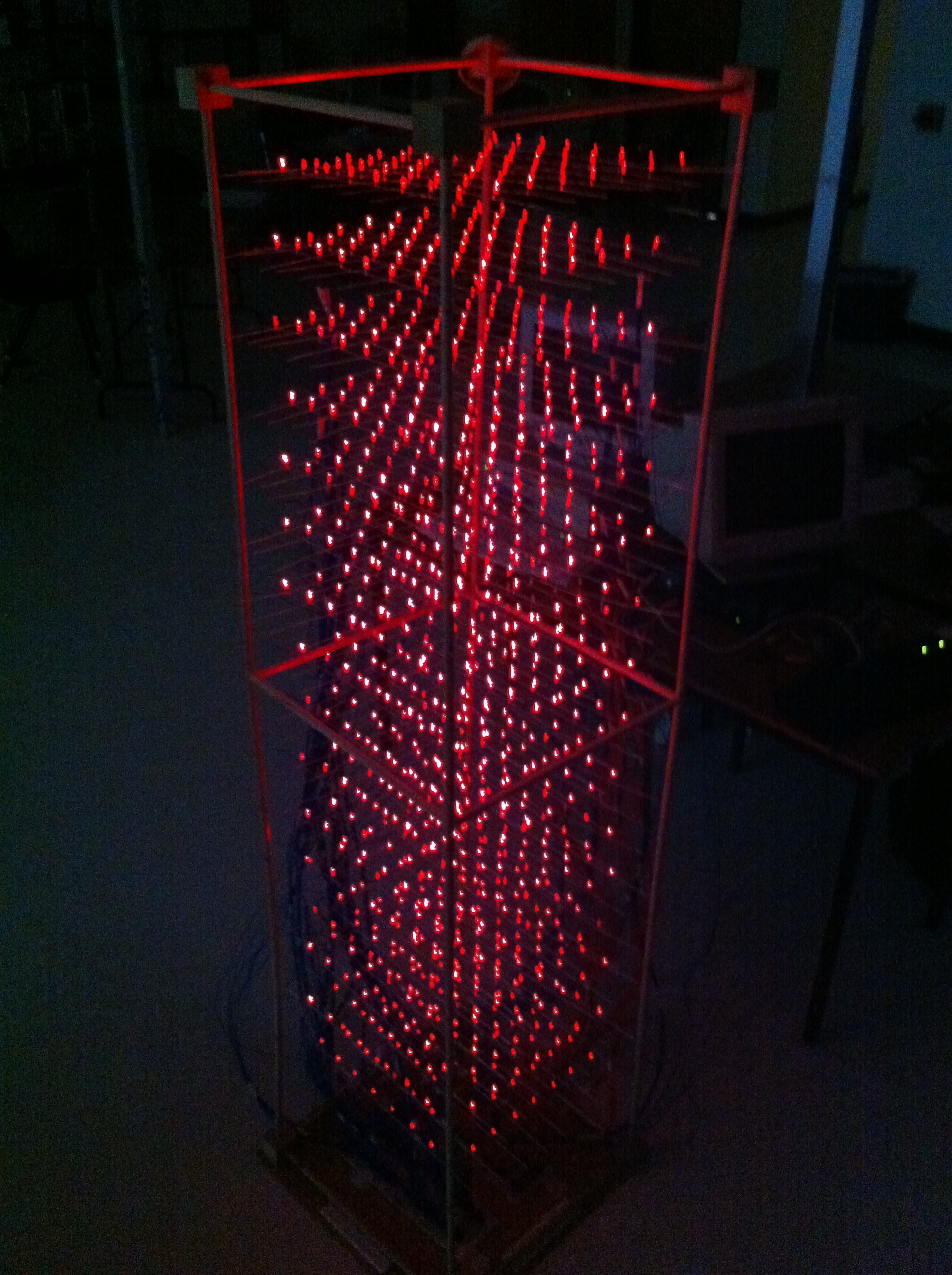 16x8x8 LED Prism by Dominic Bola at Coroflot.com