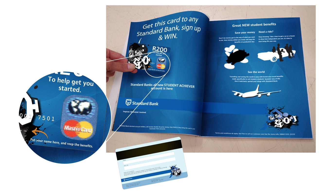 Standard Bank Student Campaign by Justin Lawrence at Coroflot.com