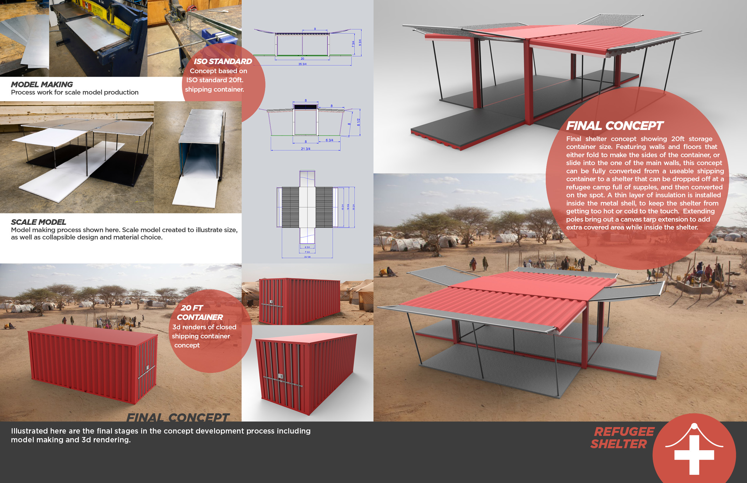 Refugee Meeting Shelter by Sean Tevebaugh at Coroflot.com