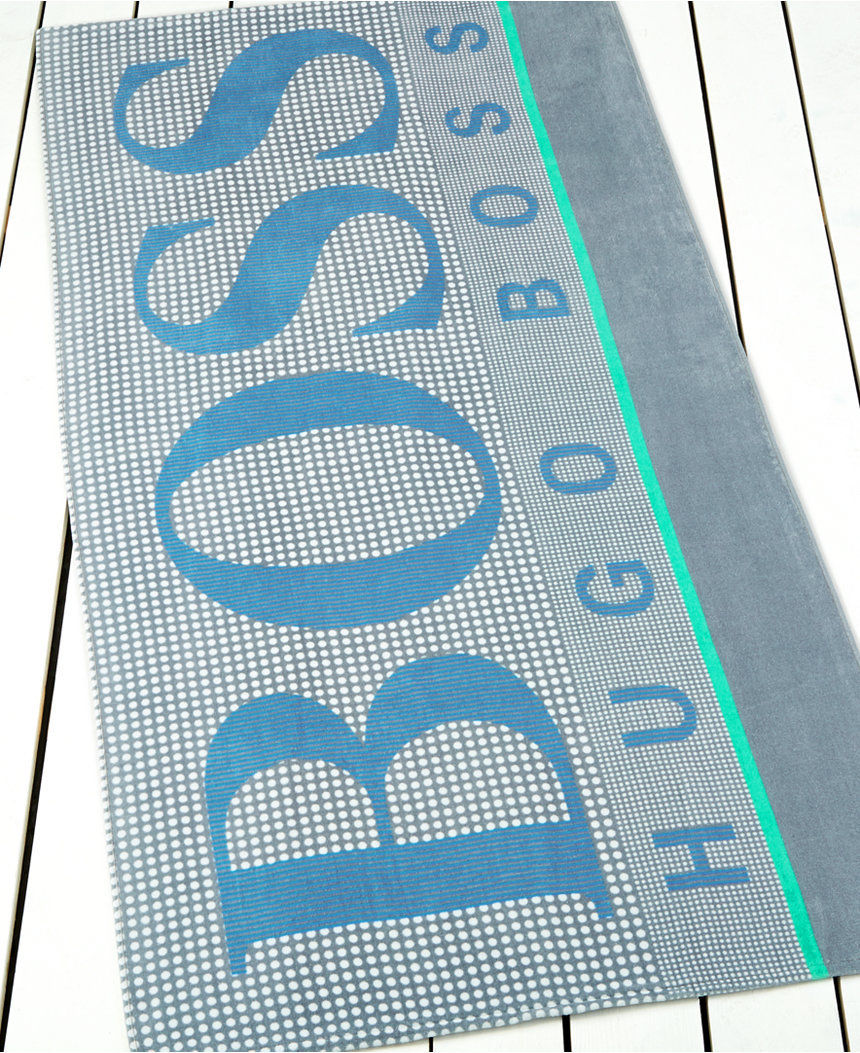 HUGO BOSS BATH & BEACH TOWELS by Emma Estrada at Coroflot.com