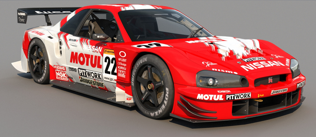 Nissan MOTUL PITWORK Z(JGTC) R34 GT-R 2003 by Raymond Ling at Coroflot.com