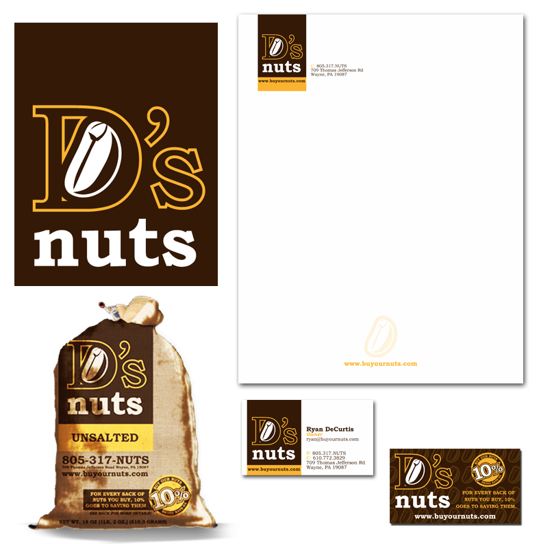 D's Nuts Identity by Andrew Loder at Coroflot.com