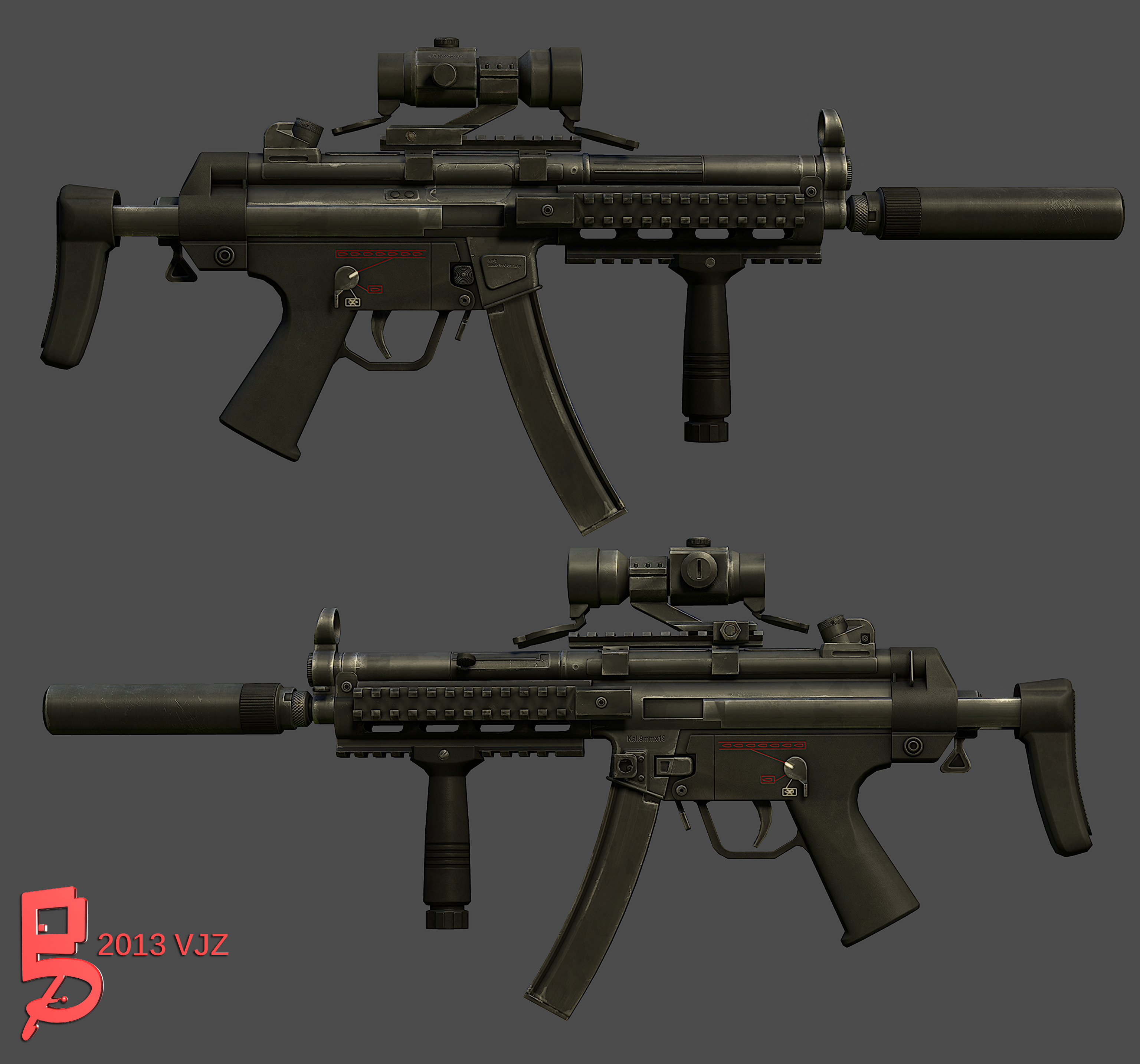 The Armory - MP5 RAS by Alvyn Jasper Zaballa at Coroflot.com