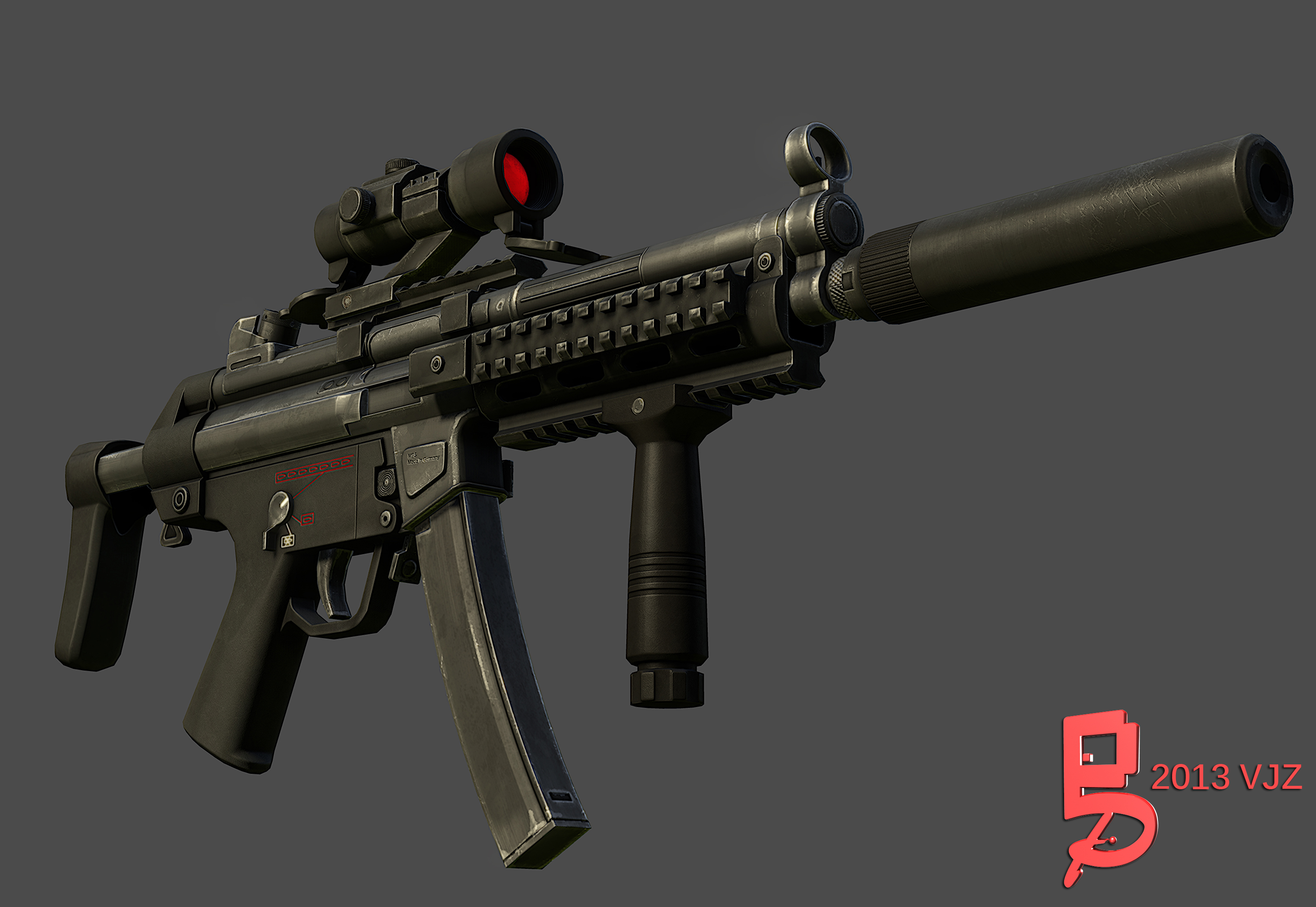 The Armory - MP5 RAS by Alvyn Jasper Zaballa at Coroflot.com